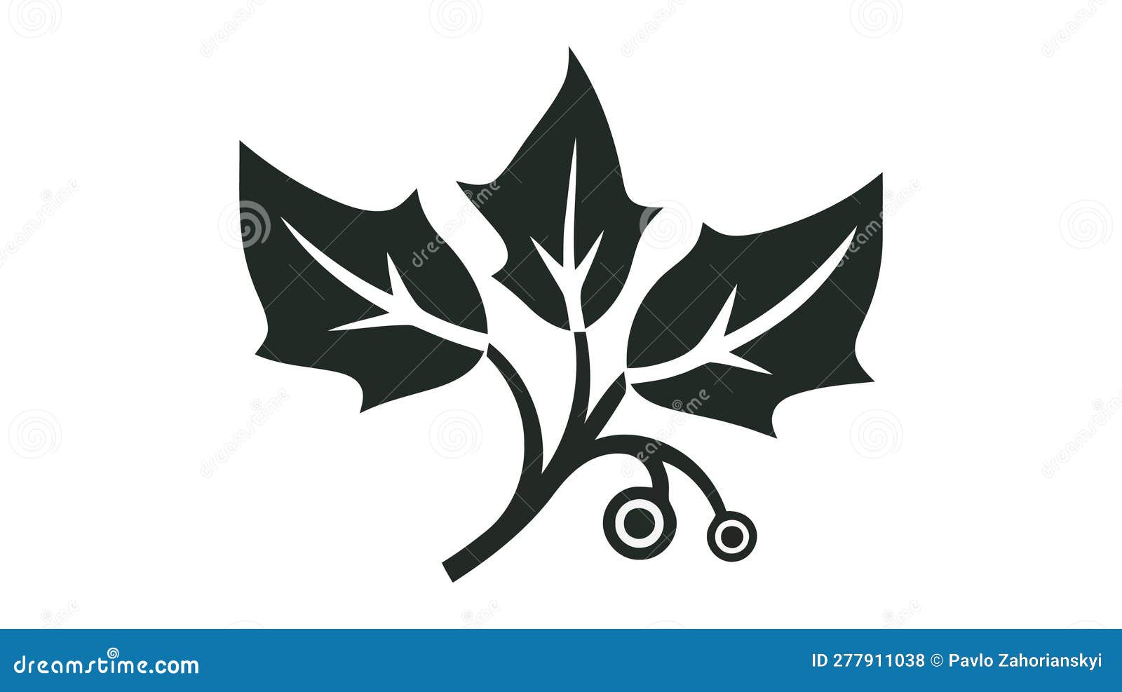 Celebration Decorations Flat Line Icon. Mistletoe Symbol Stock Vector ...