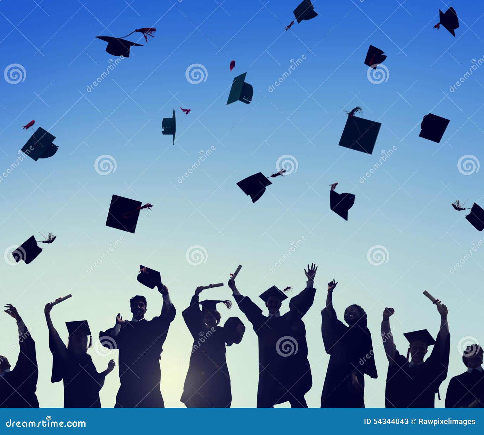 Celebration Education Graduation Student Success Learning Concept Stock ...