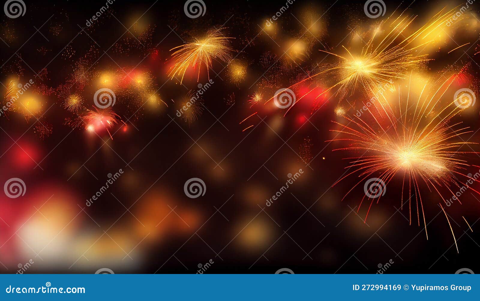 Celebration Exploding with Vibrant Multi Colored Firework Display ...