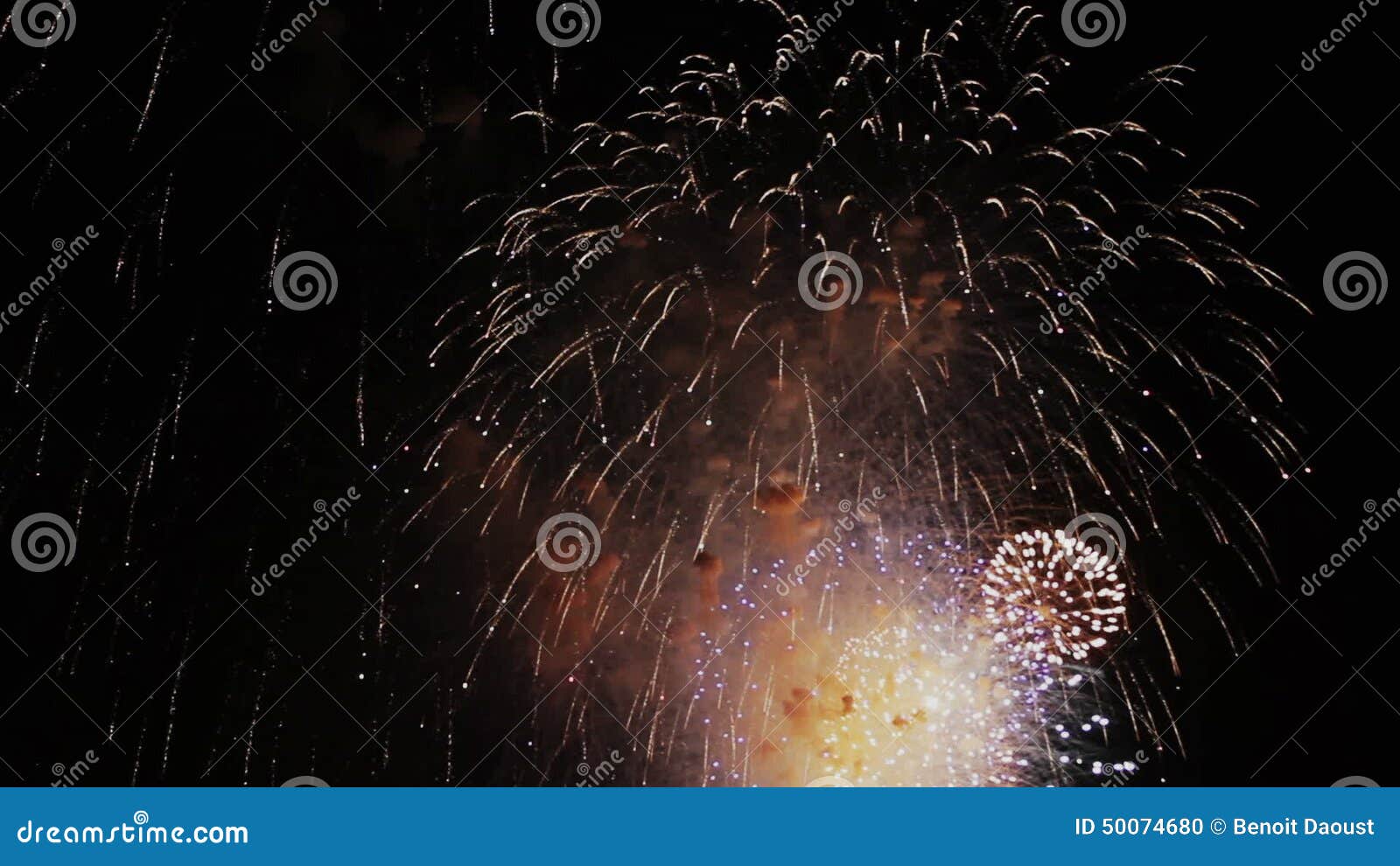 Celebration and Fireworks Explosions Background Stock Footage - Video ...