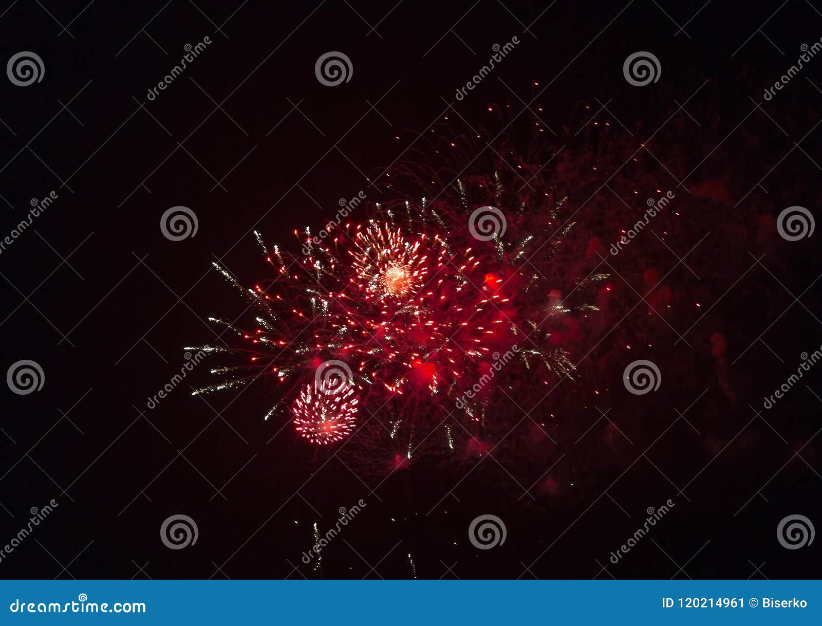 Celebration with fireworks stock image. Image of fireworks - 120214961