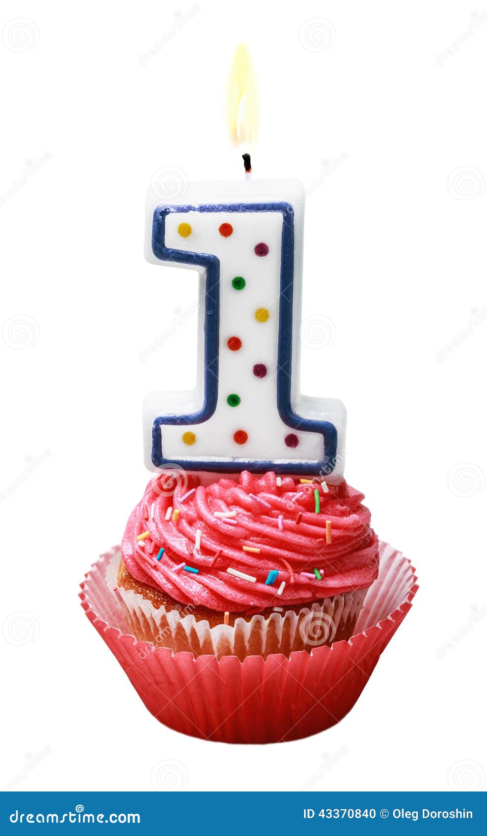 Celebration of the First Year Either for a Birthday Stock Photo - Image ...