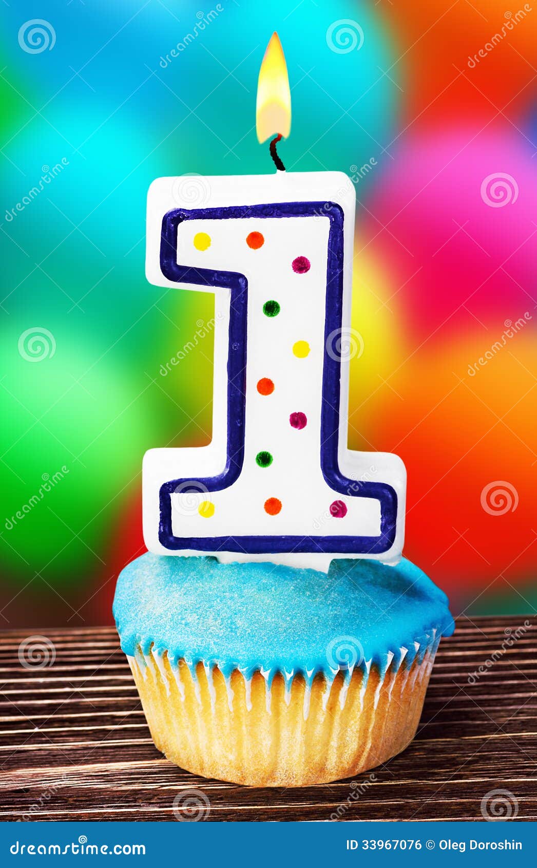 Celebration of the First Year Either for a Birthday Stock Photo - Image ...