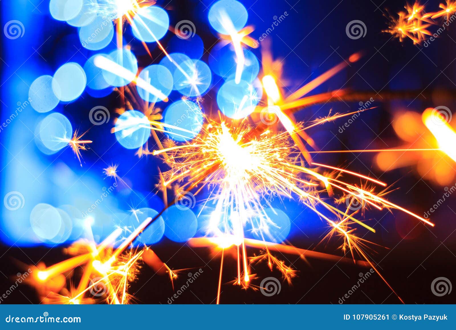 Celebration and Ignition of Fire and Fireworks Stock Image - Image of ...