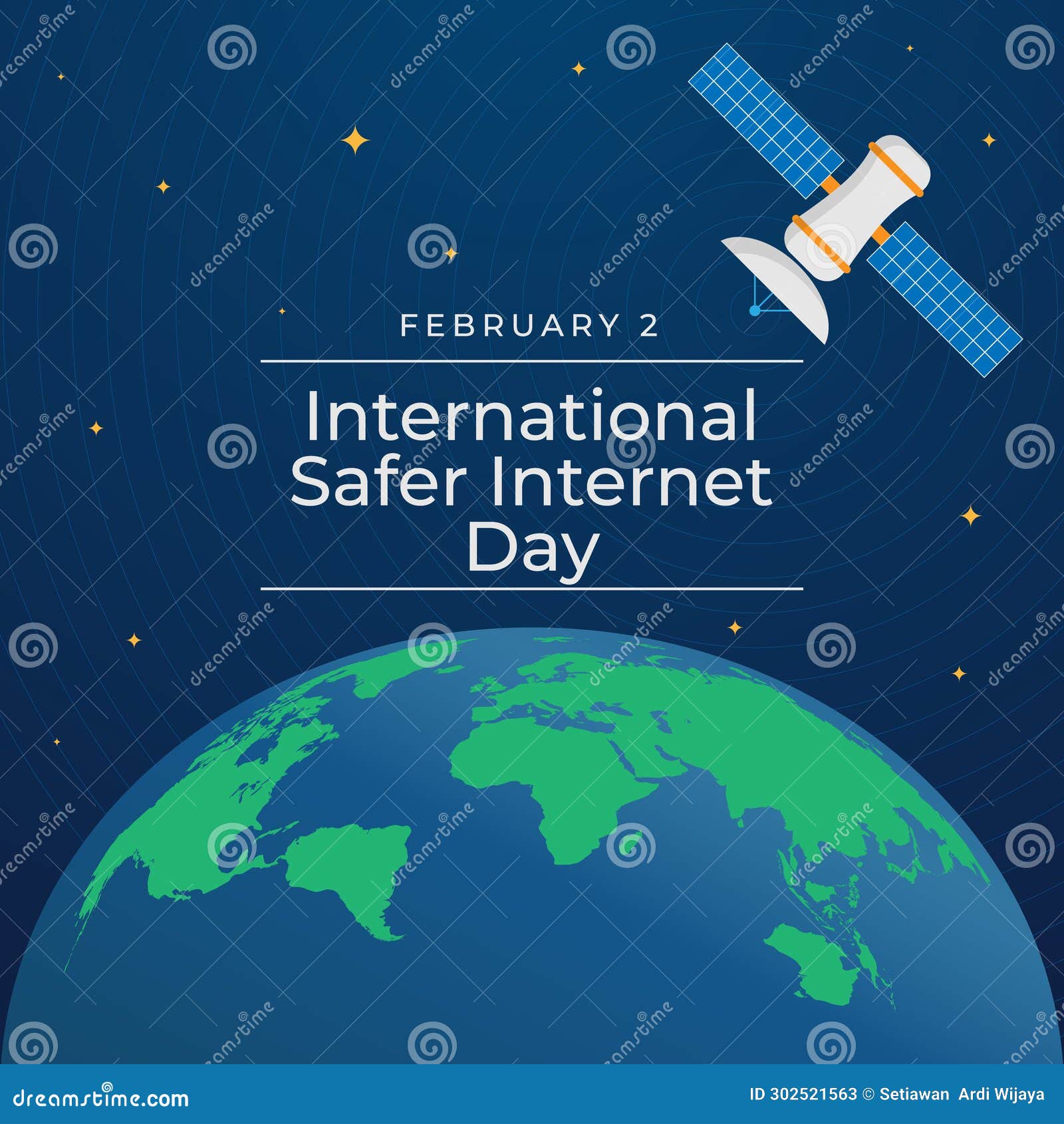 For the Celebration of International Safer Internet Day, this Vector ...
