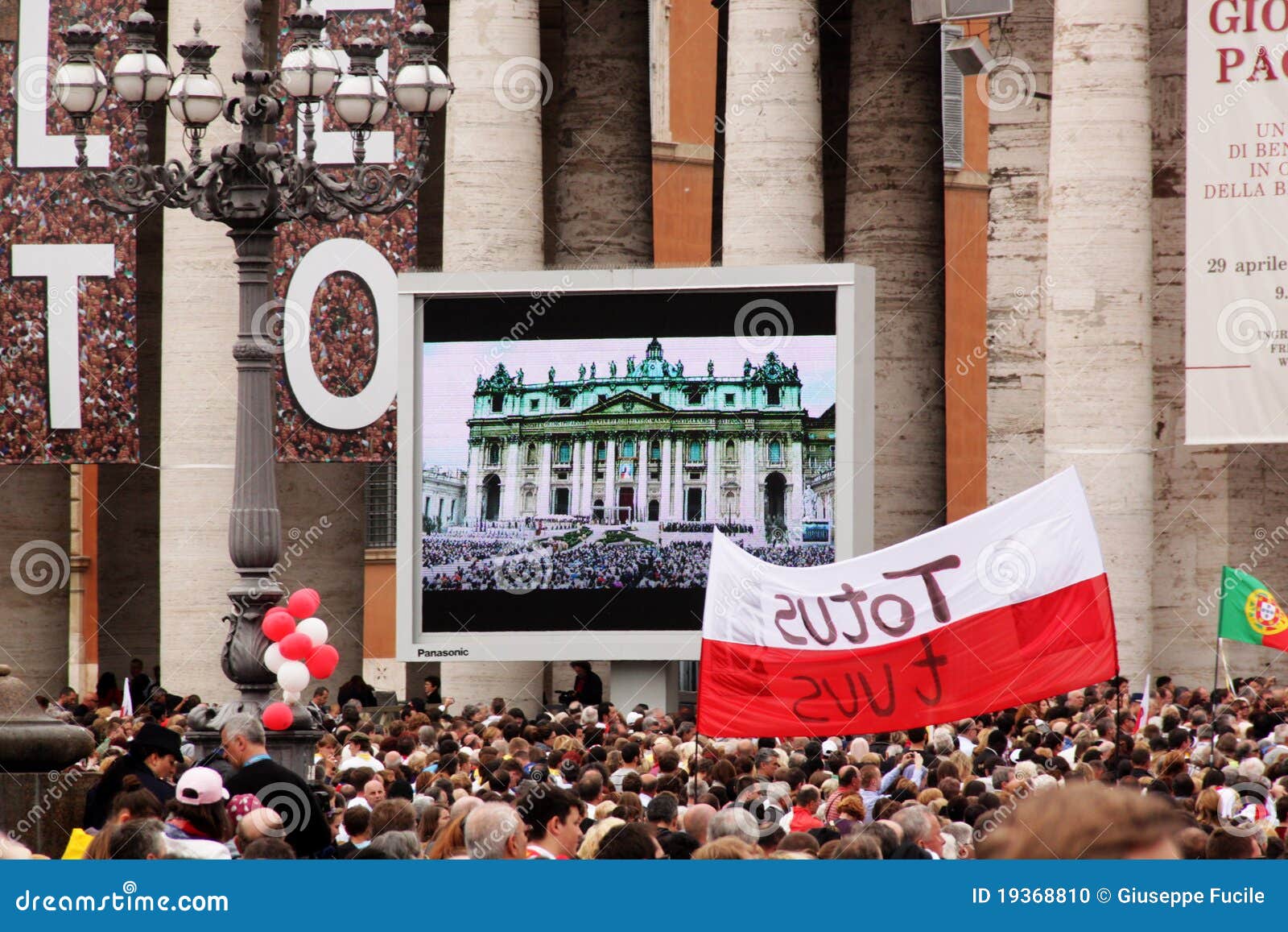 Celebration of JPII editorial image. Image of john, paolo - 19368810