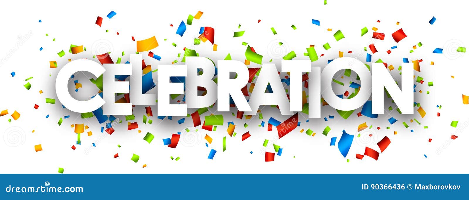 Celebration paper banner. stock vector. Illustration of celebrate ...