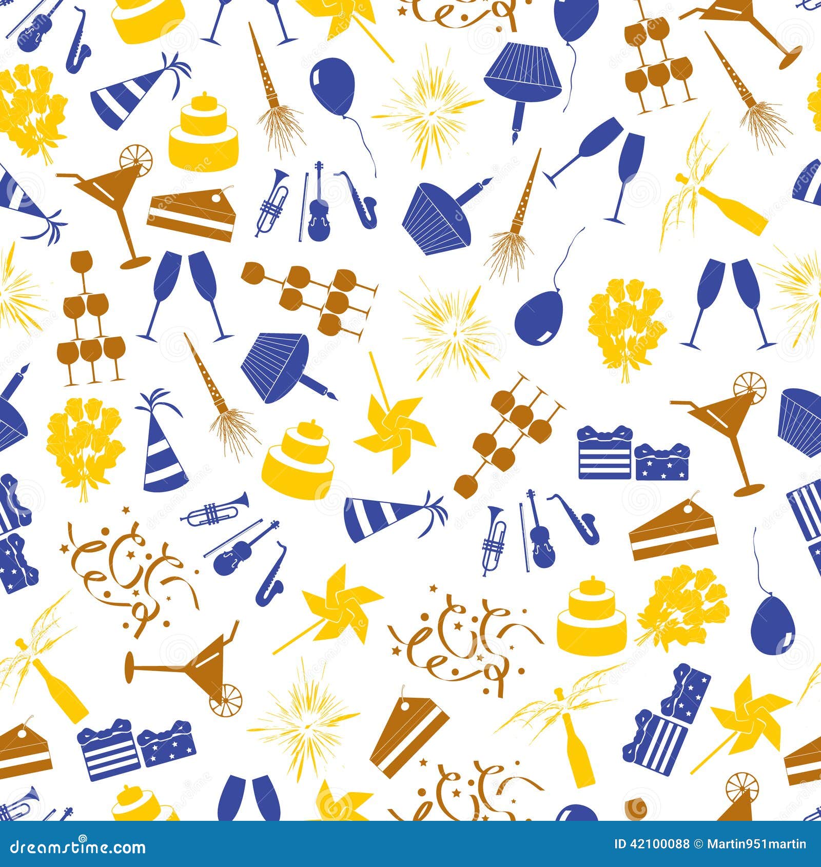 Celebration and Party Color Pattern Stock Vector - Illustration of ...