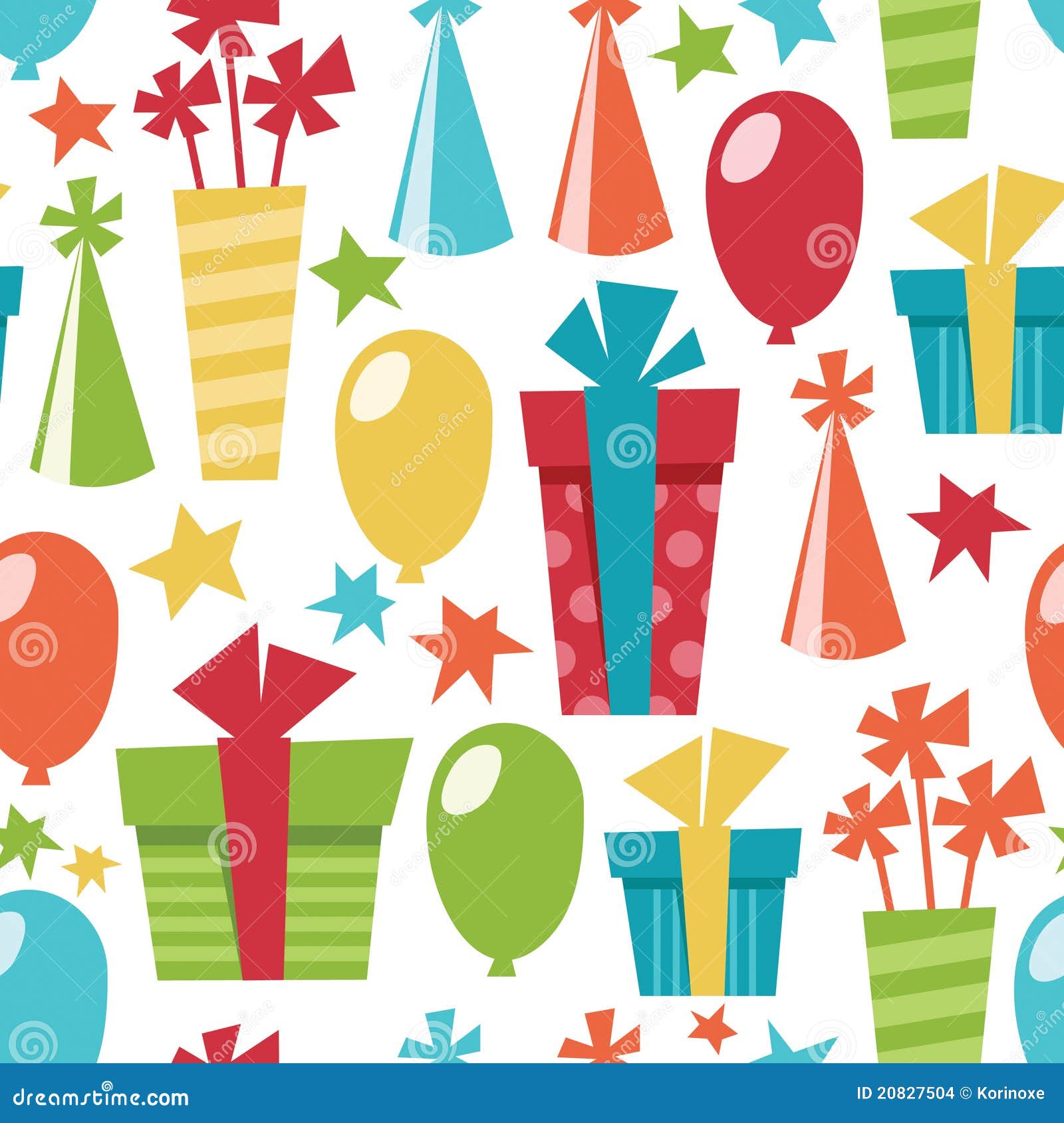 Celebration pattern stock vector. Illustration of surprise - 20827504