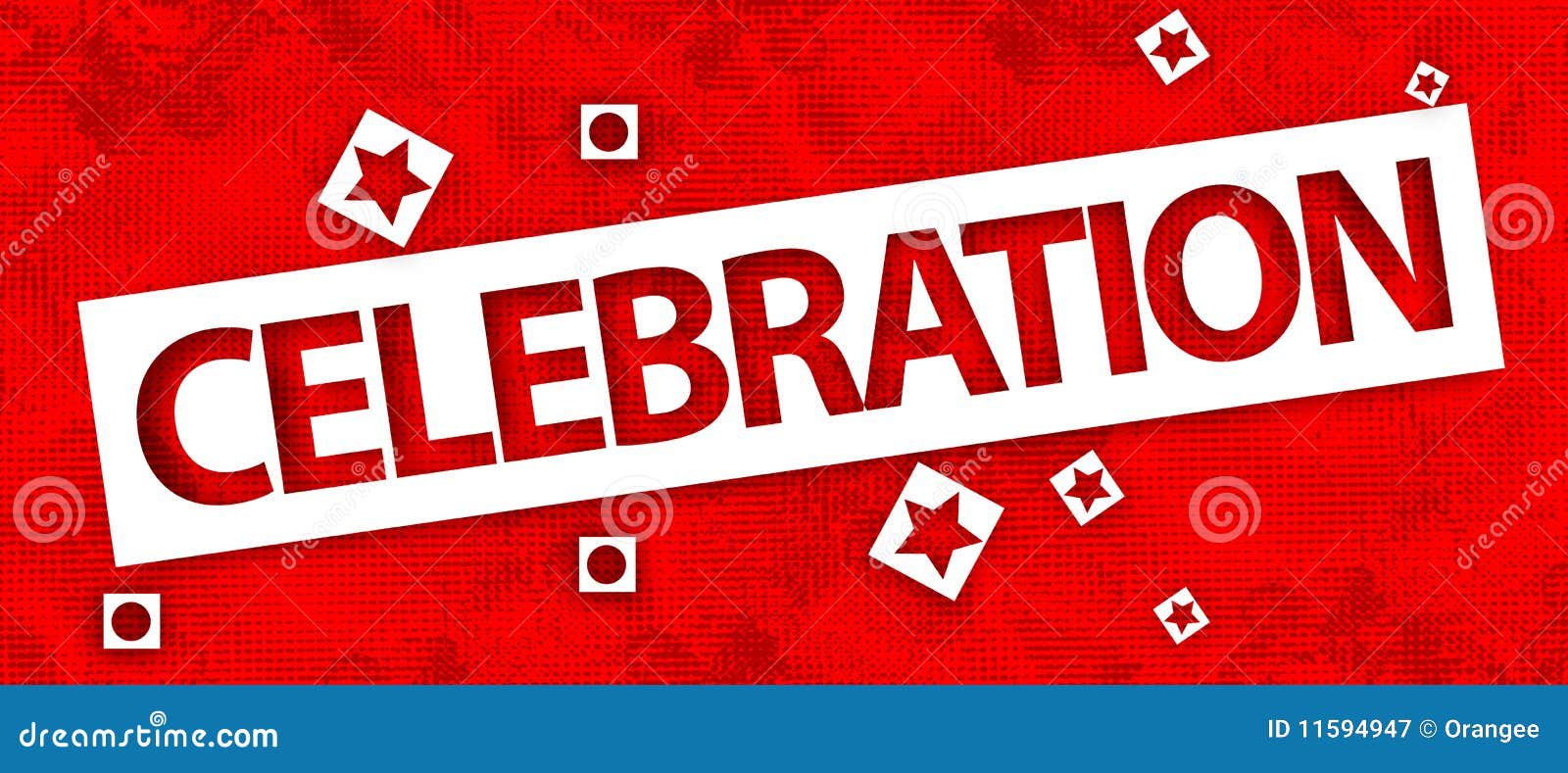 Celebration in red stock vector. Illustration of century - 11594947