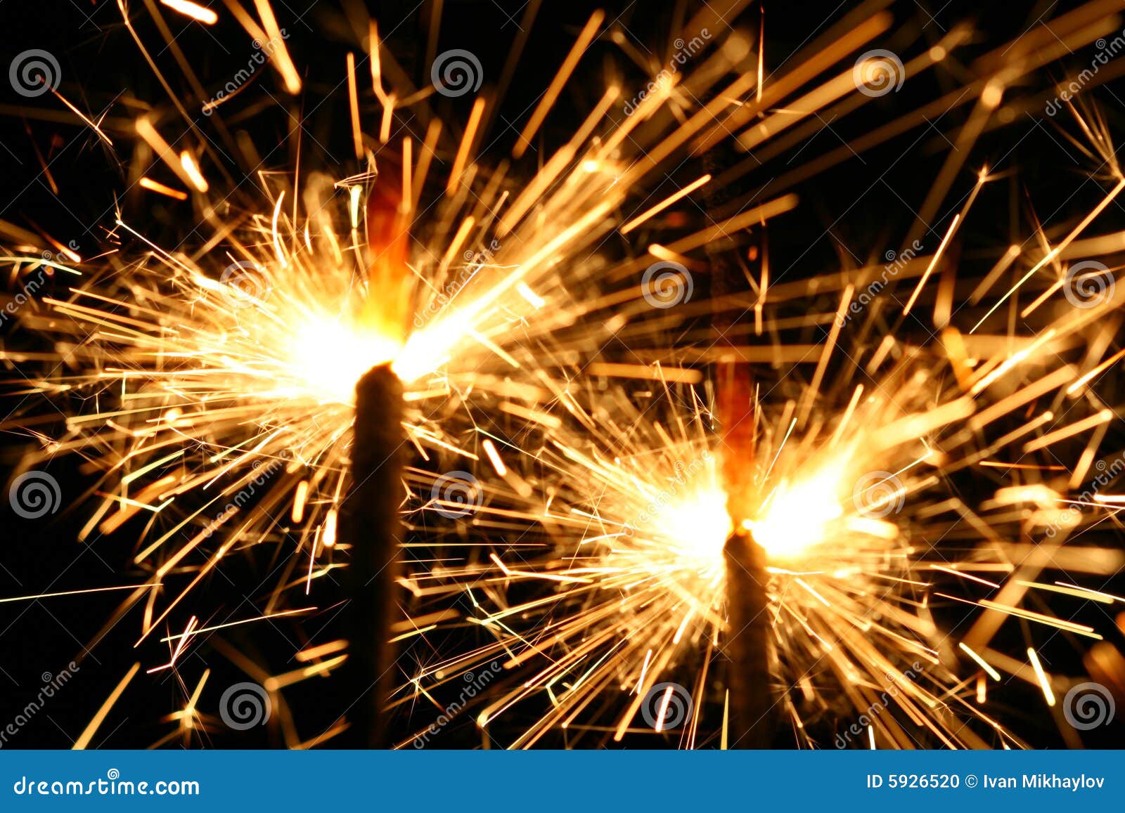 Celebration sparklers stock photo. Image of exposed, elements - 5926520