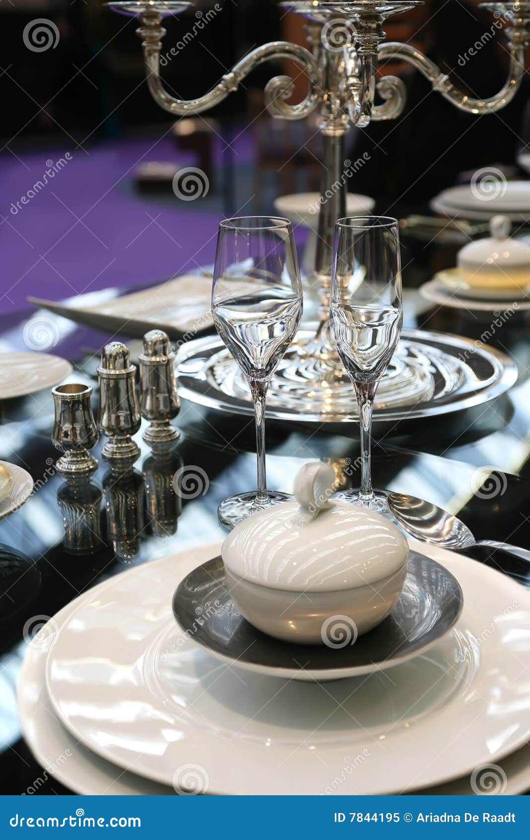 Celebration table stock image. Image of interior, party - 7844195