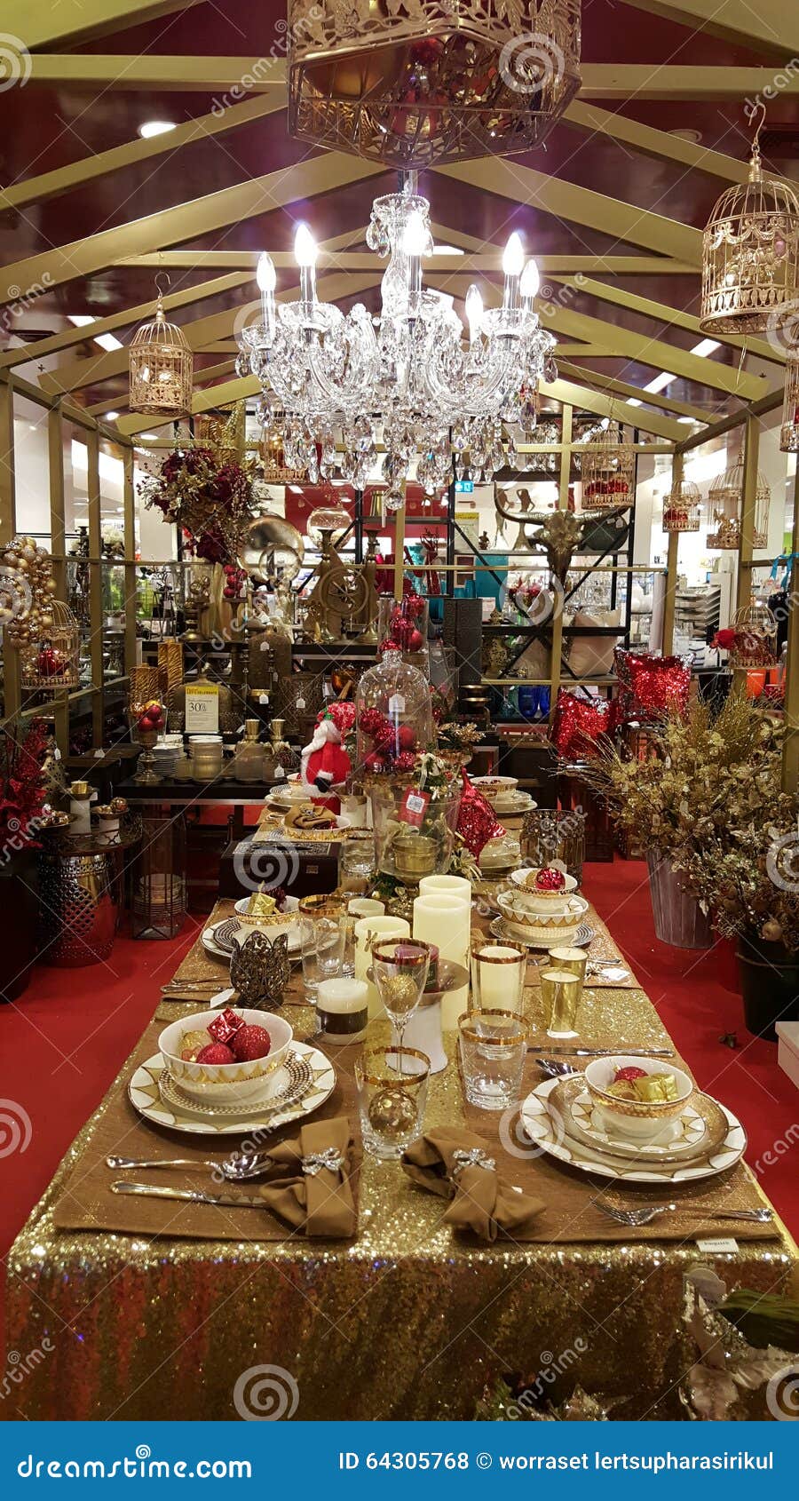 Celebration table stock photo. Image of christmastime - 64305768