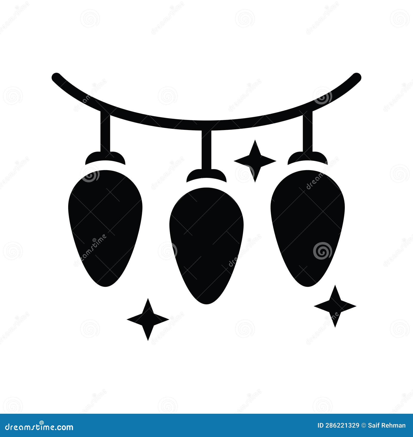 Party Lights Vector Solid Icon Style Illustration. EPS 10 File Stock ...