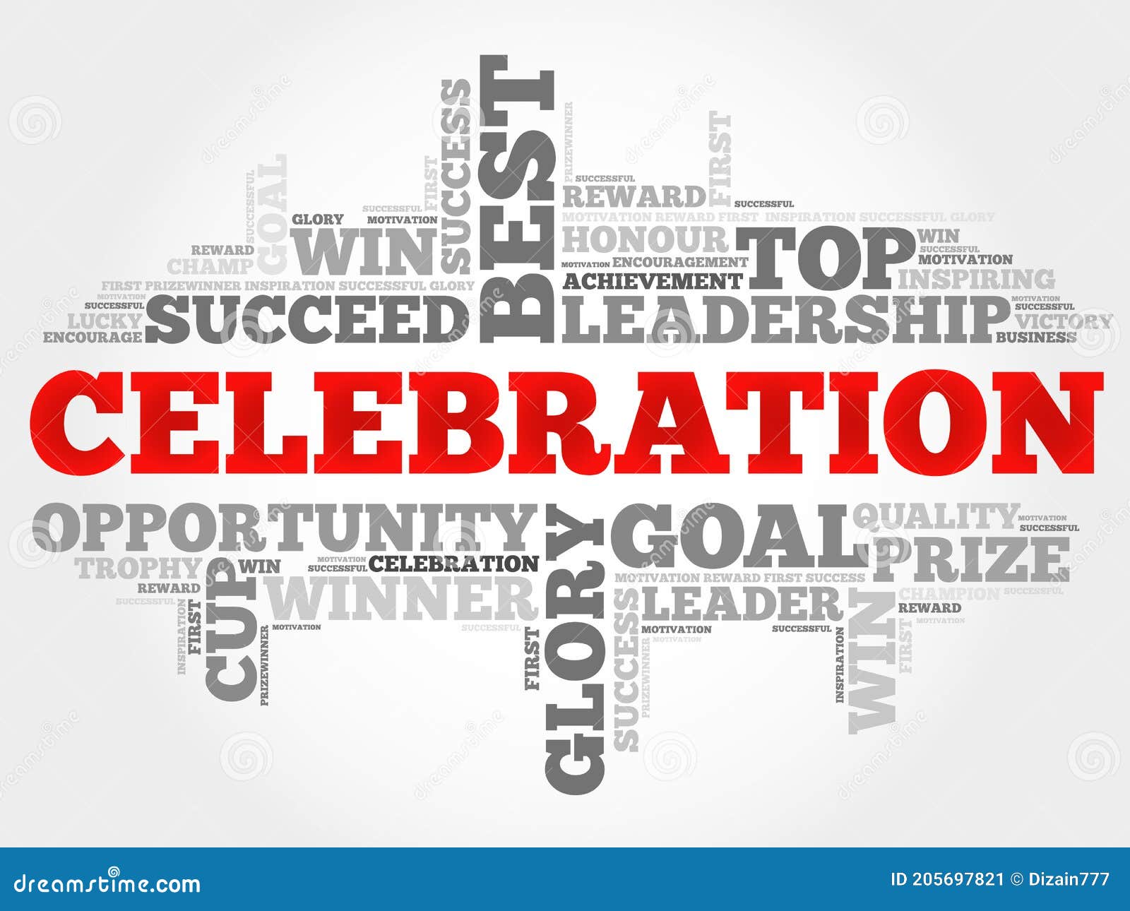 Celebration word cloud stock illustration. Illustration of merriment ...