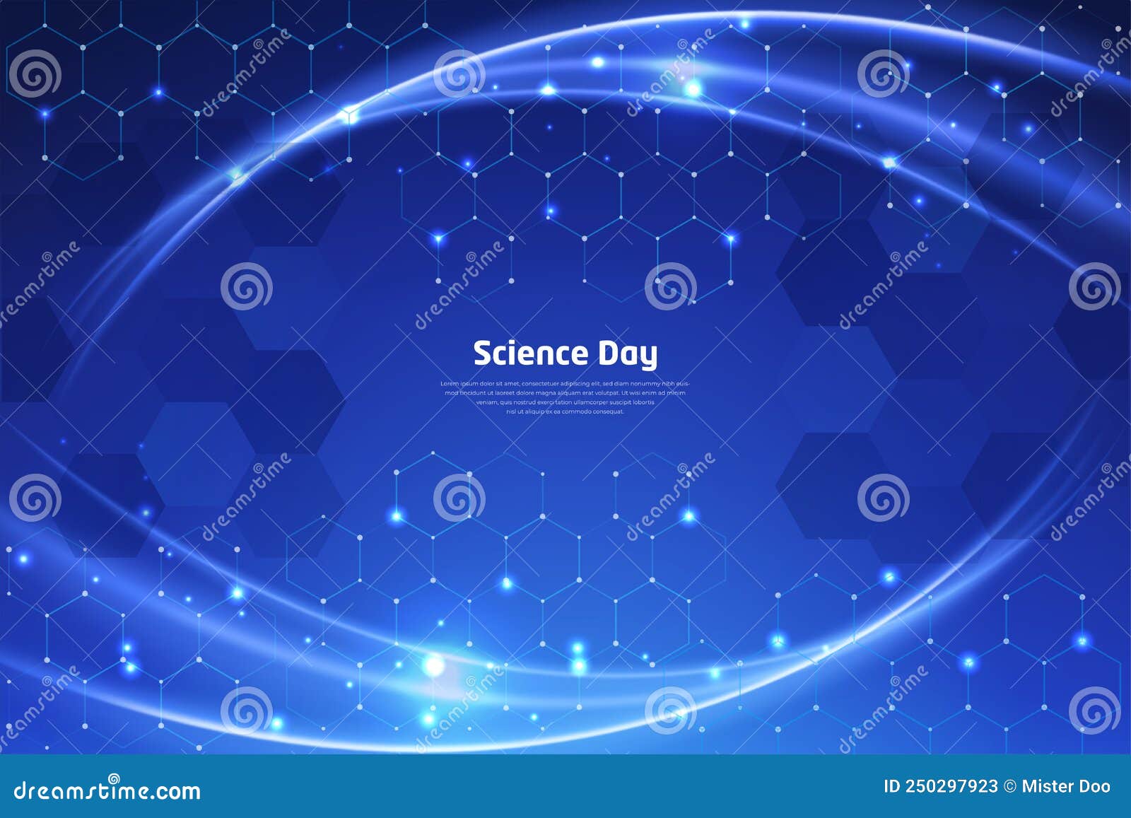 Celebration World Science Day Design Background with Technology and ...