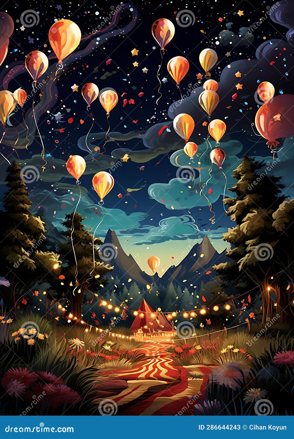 Celebratory Backdrop Designs Stock Illustration - Illustration of ...