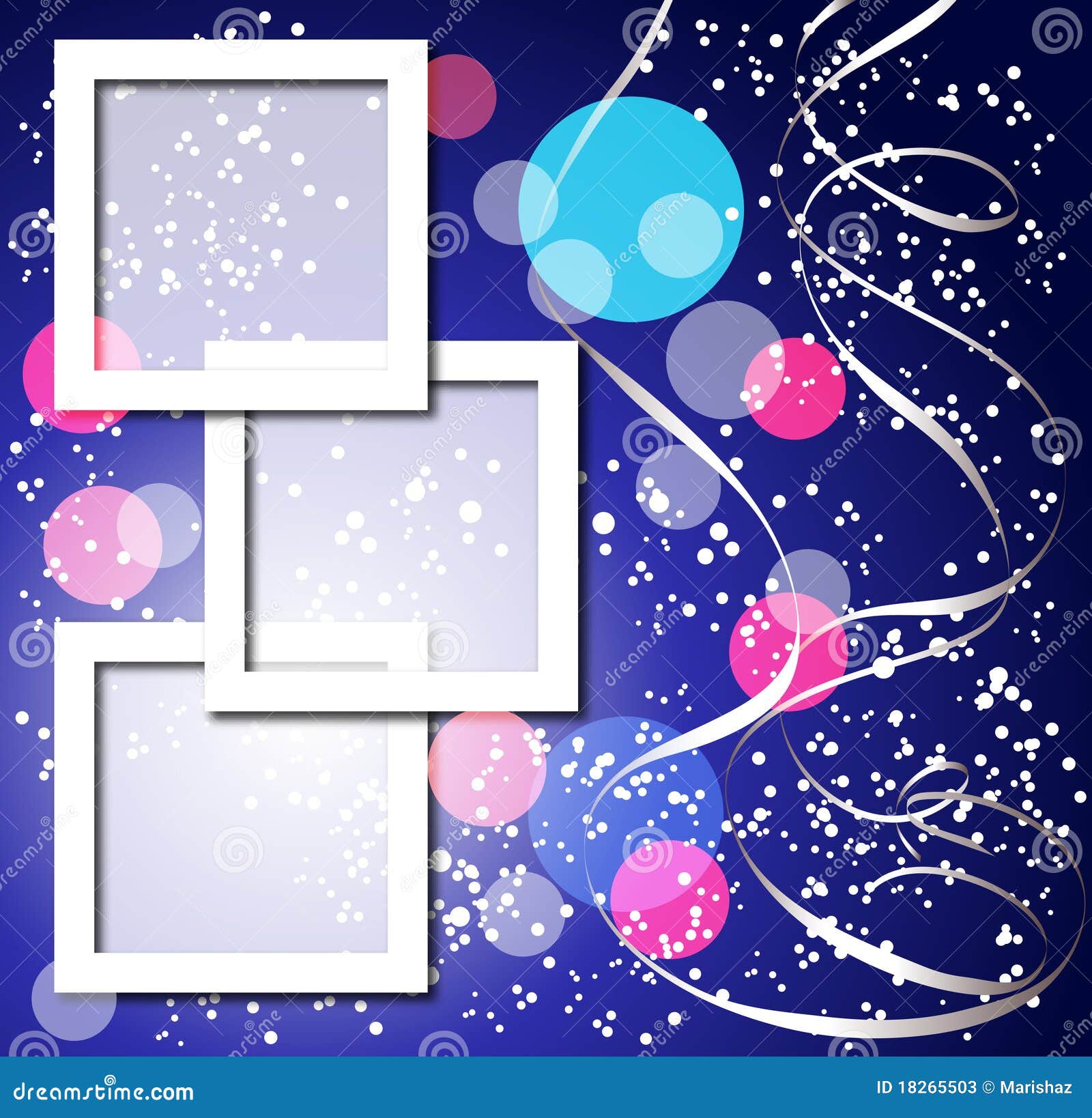 Celebratory Background with Frames Stock Vector - Illustration of ...