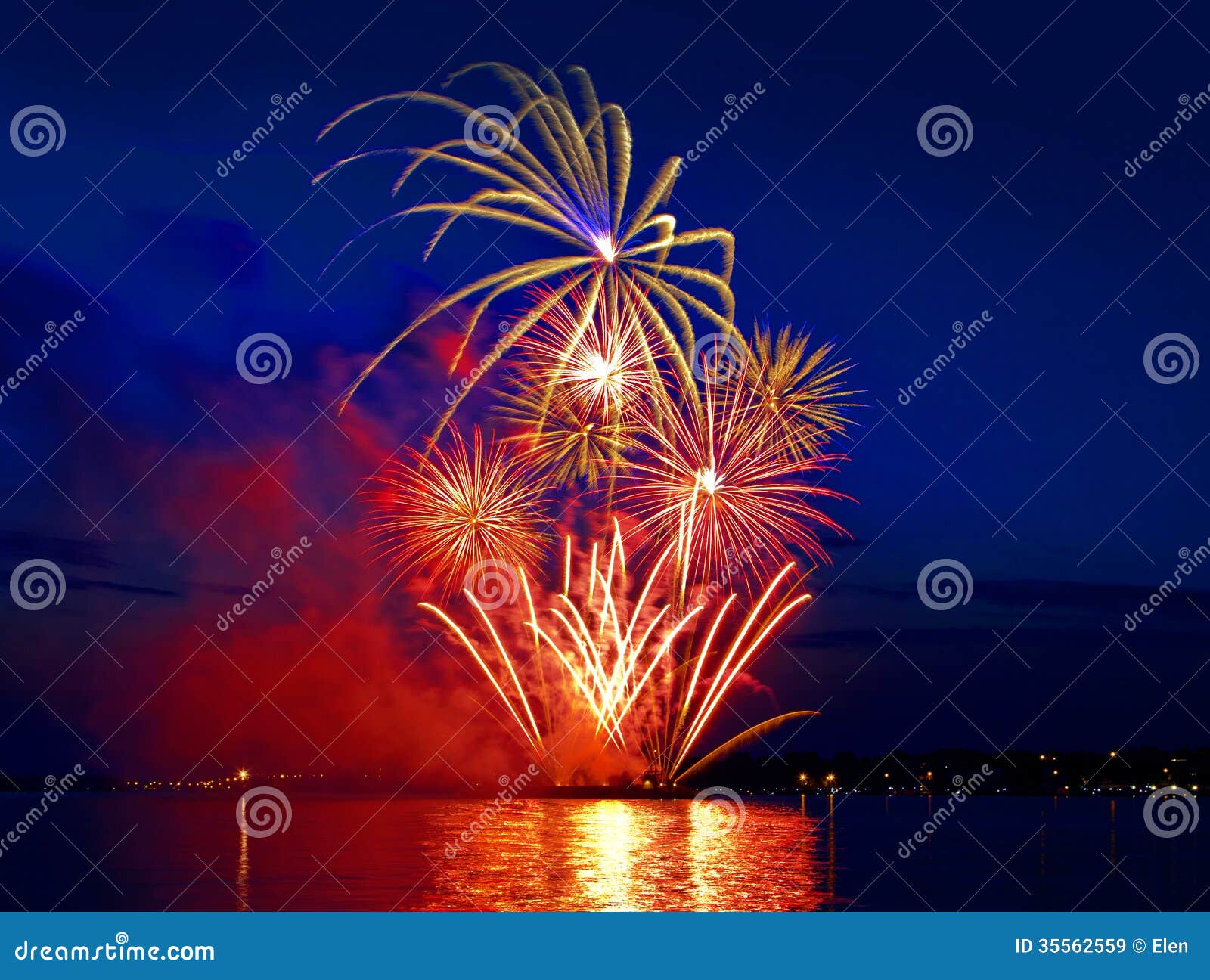 Celebratory Bright Firework Stock Image - Image of firework, colorful ...