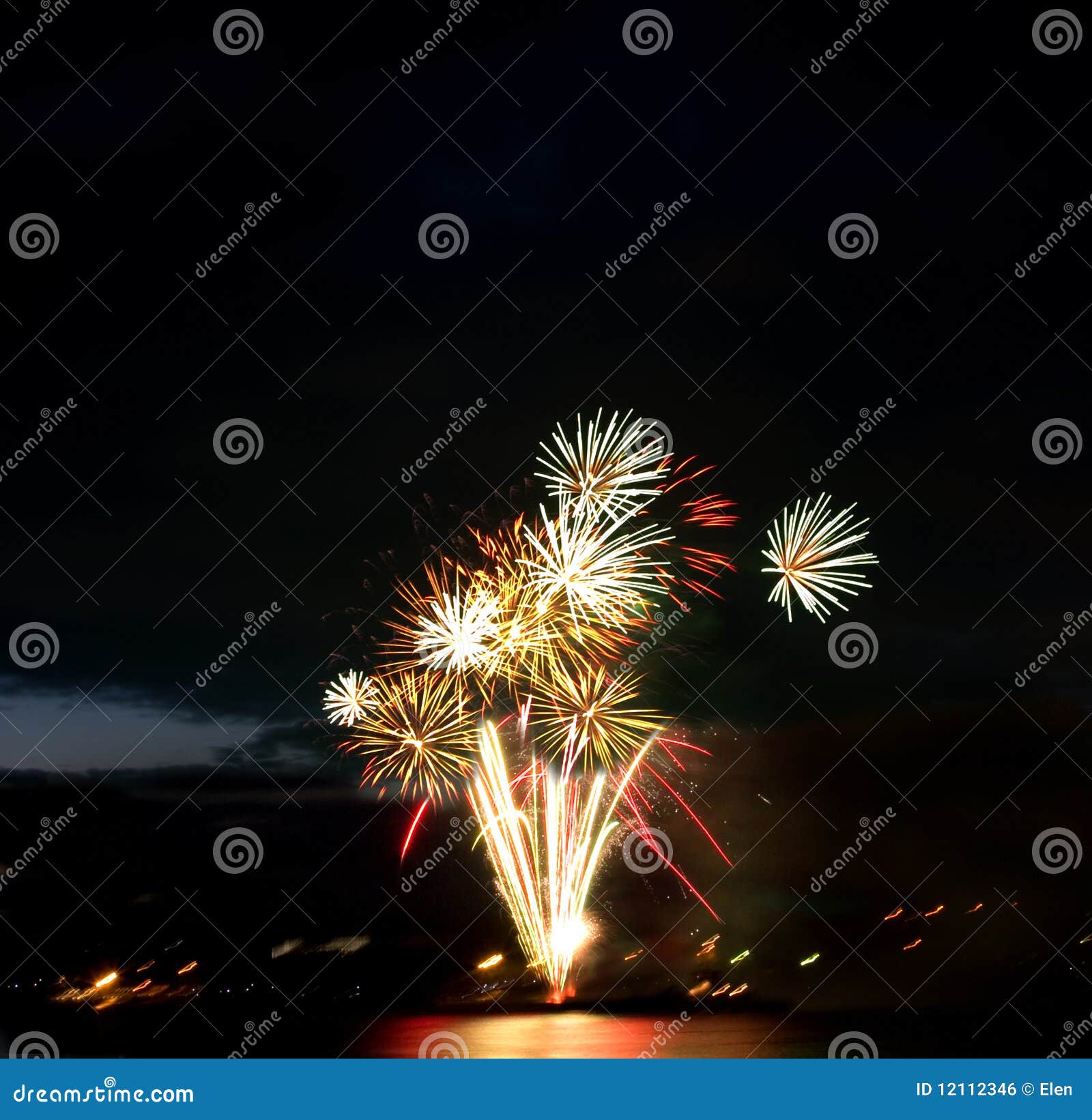 Celebratory firework stock photo. Image of blast, fireworks - 12112346