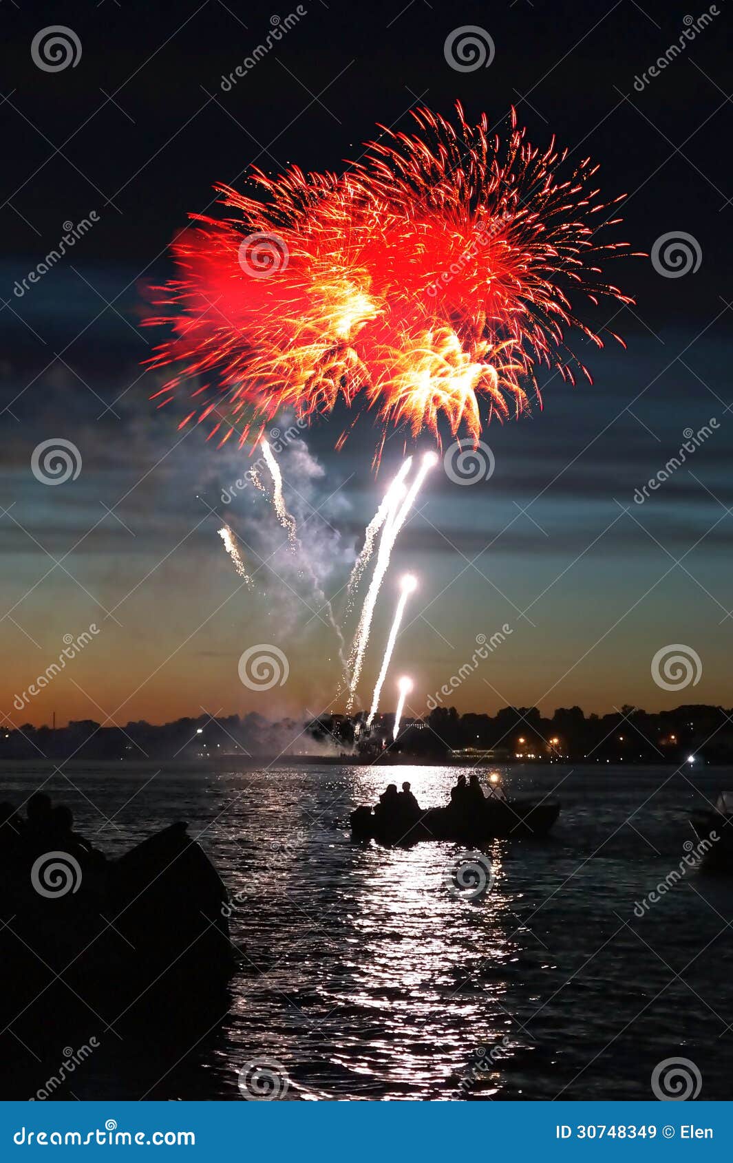 Celebratory firework stock image. Image of night, independence - 30748349