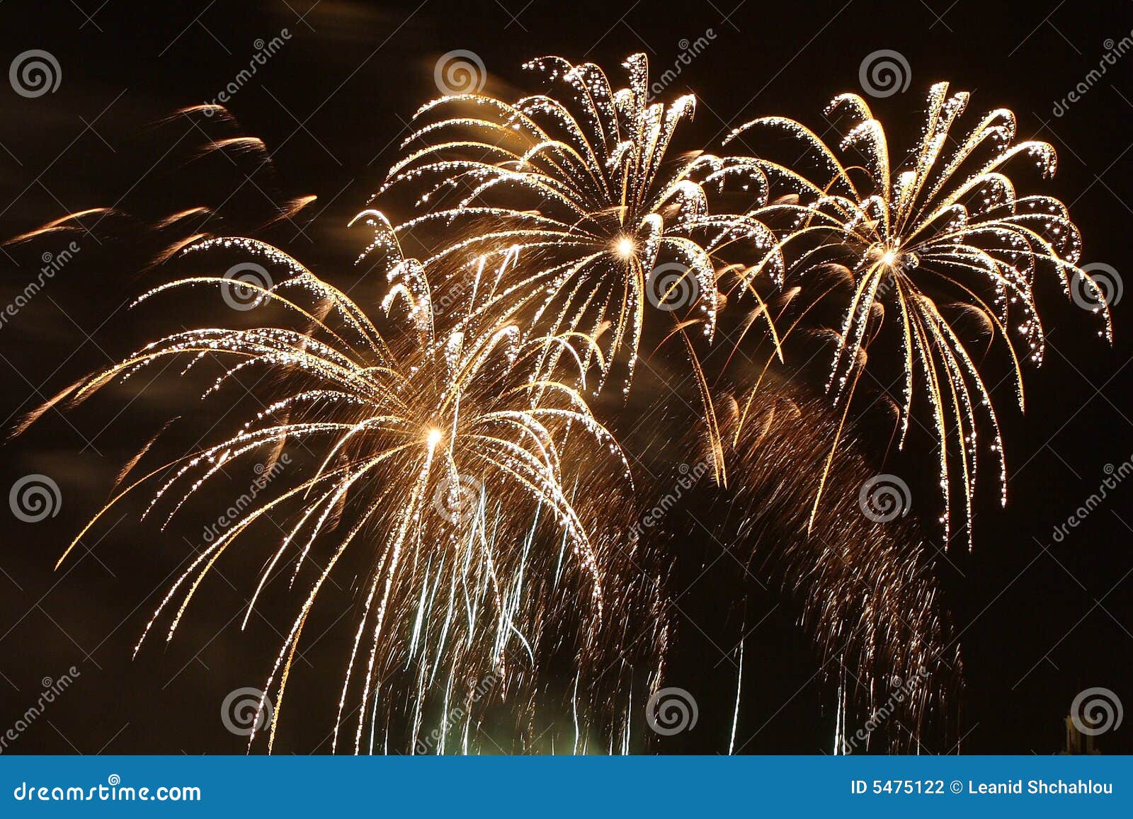 Celebratory fireworks stock photo. Image of glowing, happiness - 5475122