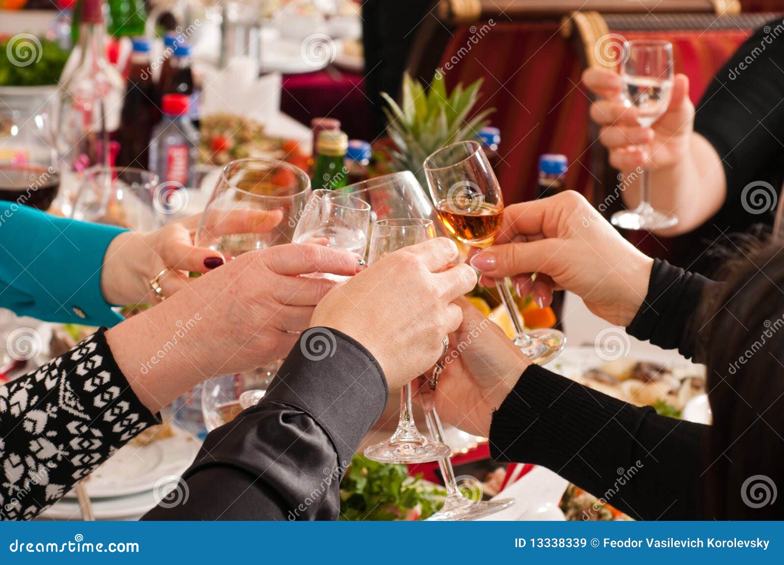 Celebratory party. stock image. Image of banquet, spirits - 13338339