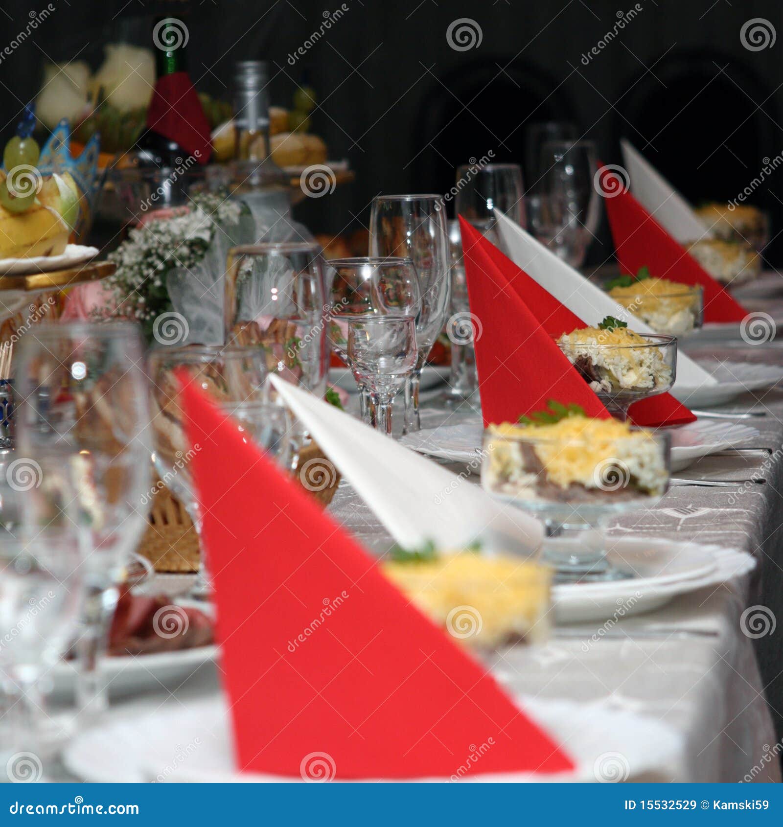 Celebratory table stock image. Image of table, food, banquet - 15532529