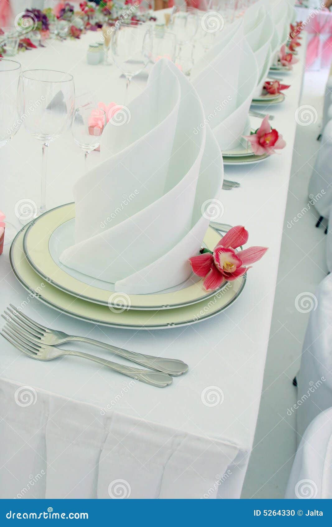 Celebratory Table Layout Stock Photography | CartoonDealer.com #5264330