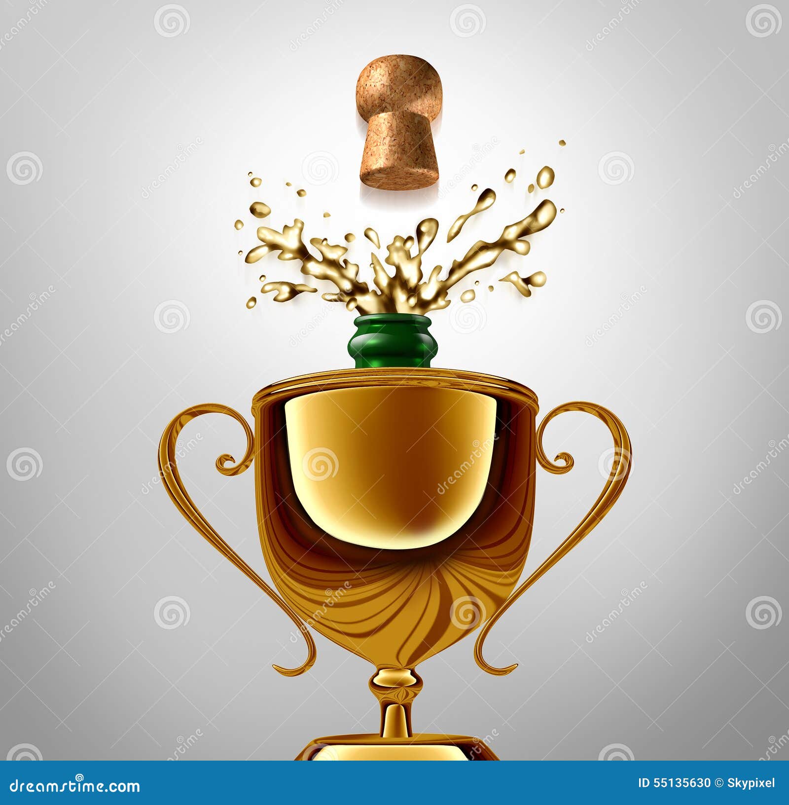 Celebrazione del vincitore illustrazione di stock. Illustrazione di ...