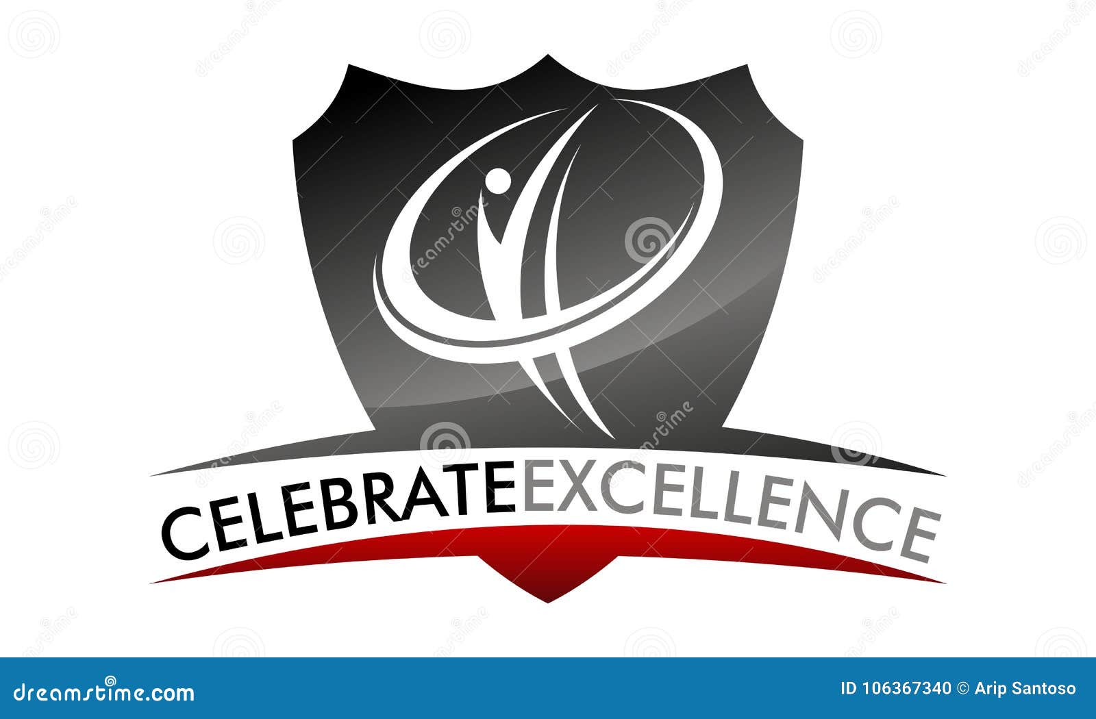 Celebre La Excelencia Logo Design Template Ilustración del Vector ...