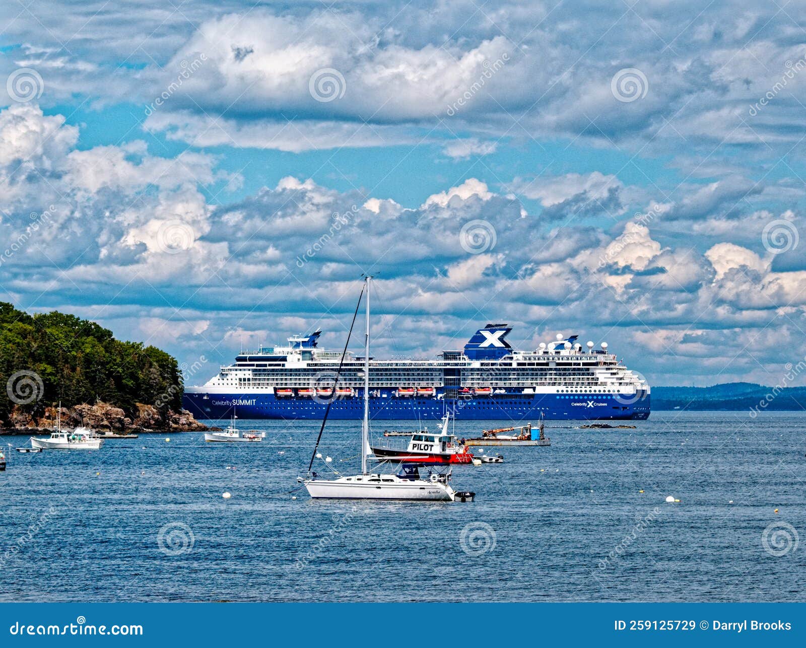 Celebrity Cruise Ship in Bar Harbor Editorial Stock Image - Image of ... Celebrity Cruise Ship in Bar Harbor Editorial Stock Image - Image of ...
