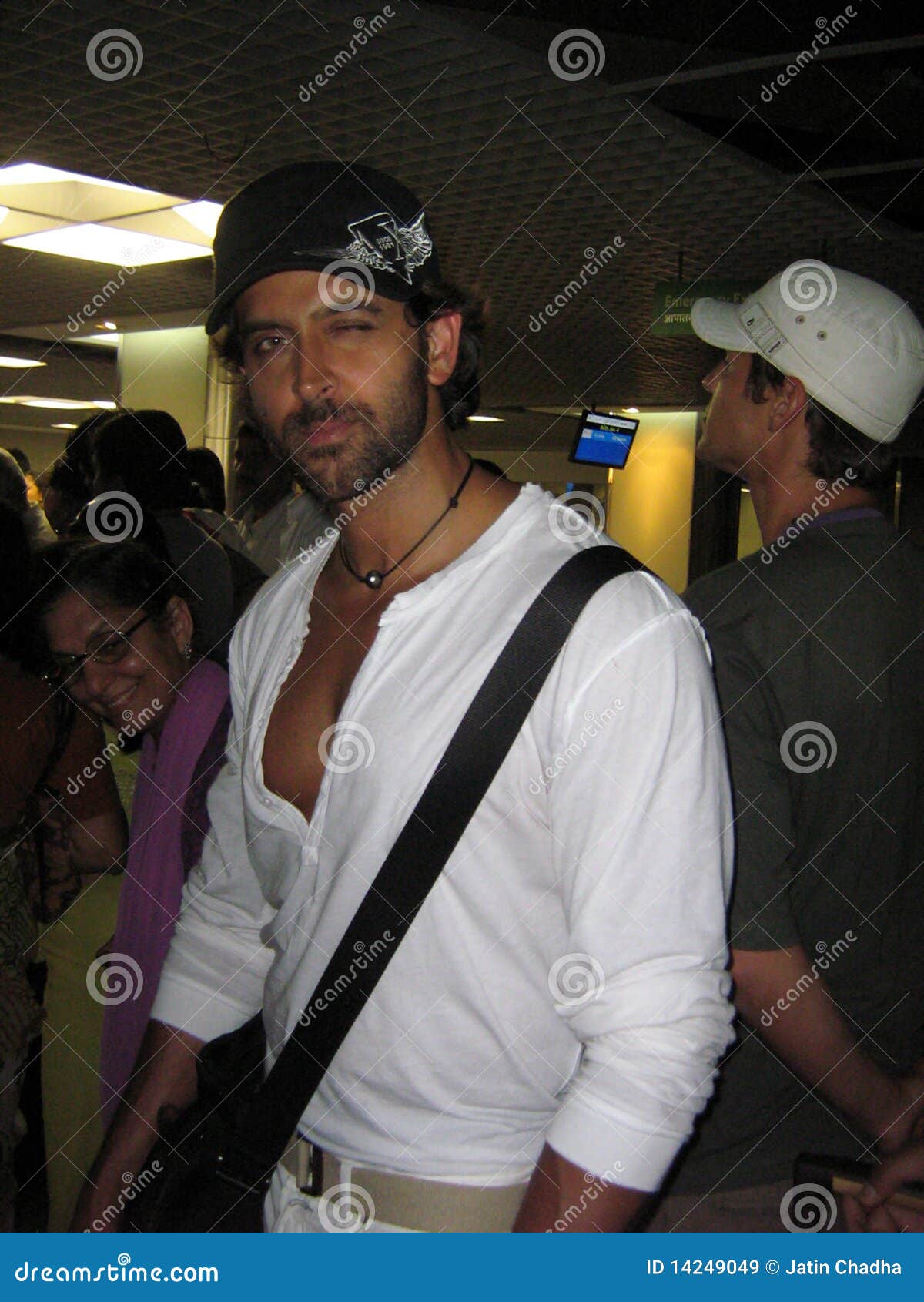 Celebrity Hrithik Roshan Winking Editorial Stock Image - Image of ...
