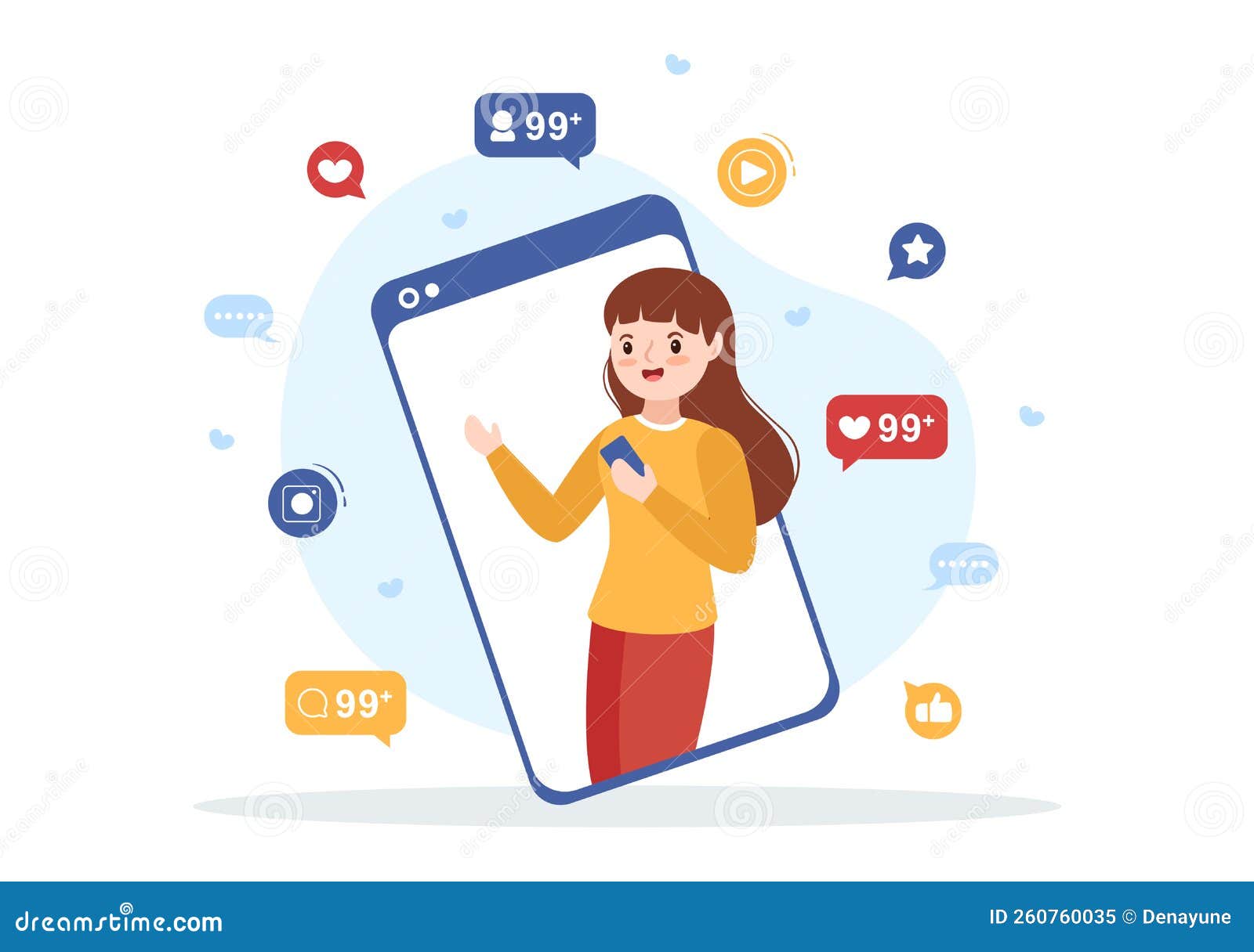 Celebrity Influencer with Posts on Internet for Advertising Marketing ... Celebrity Influencer with Posts on Internet for Advertising Marketing ...