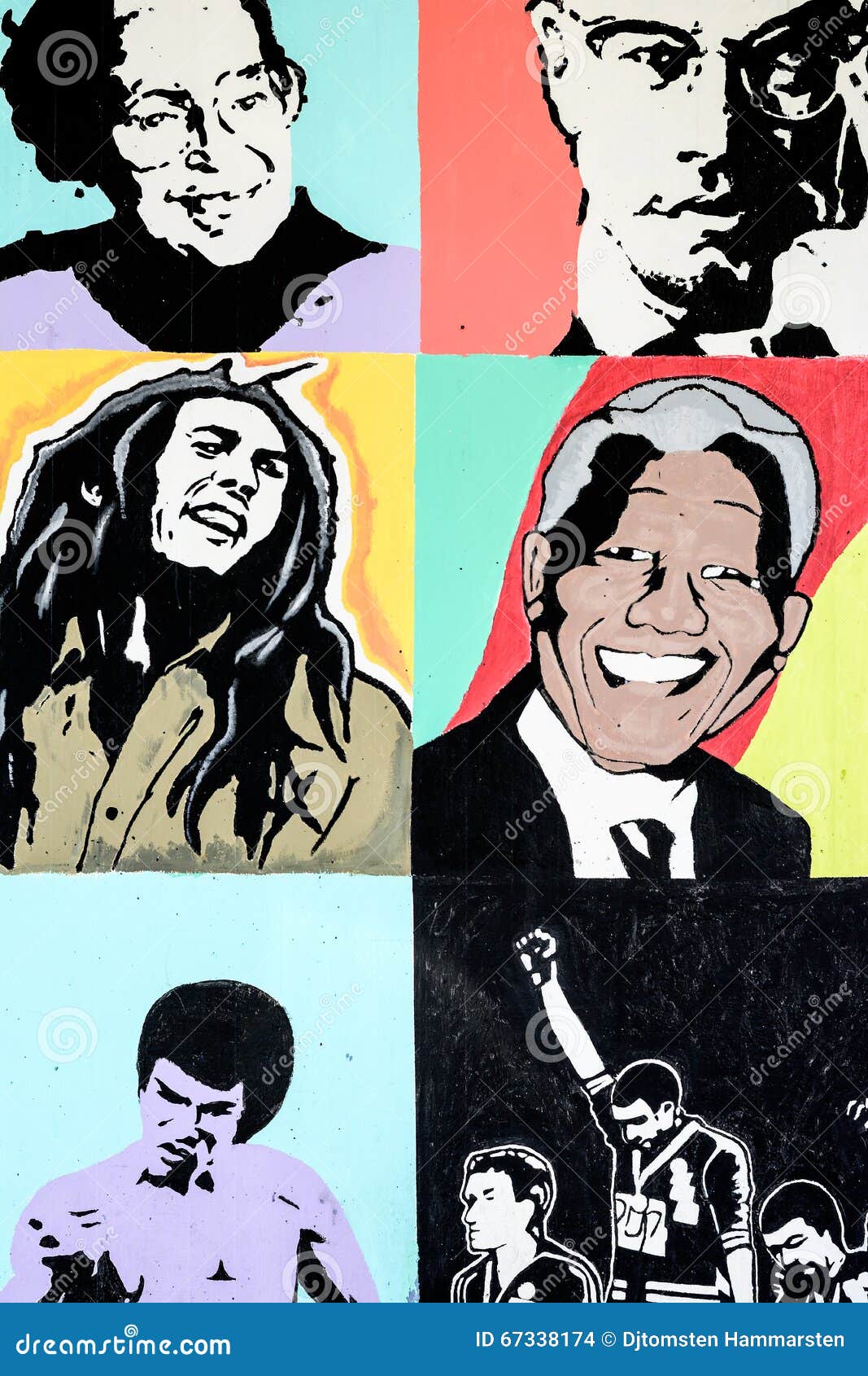 Celebrity wall editorial stock image. Image of nelson - 67338174