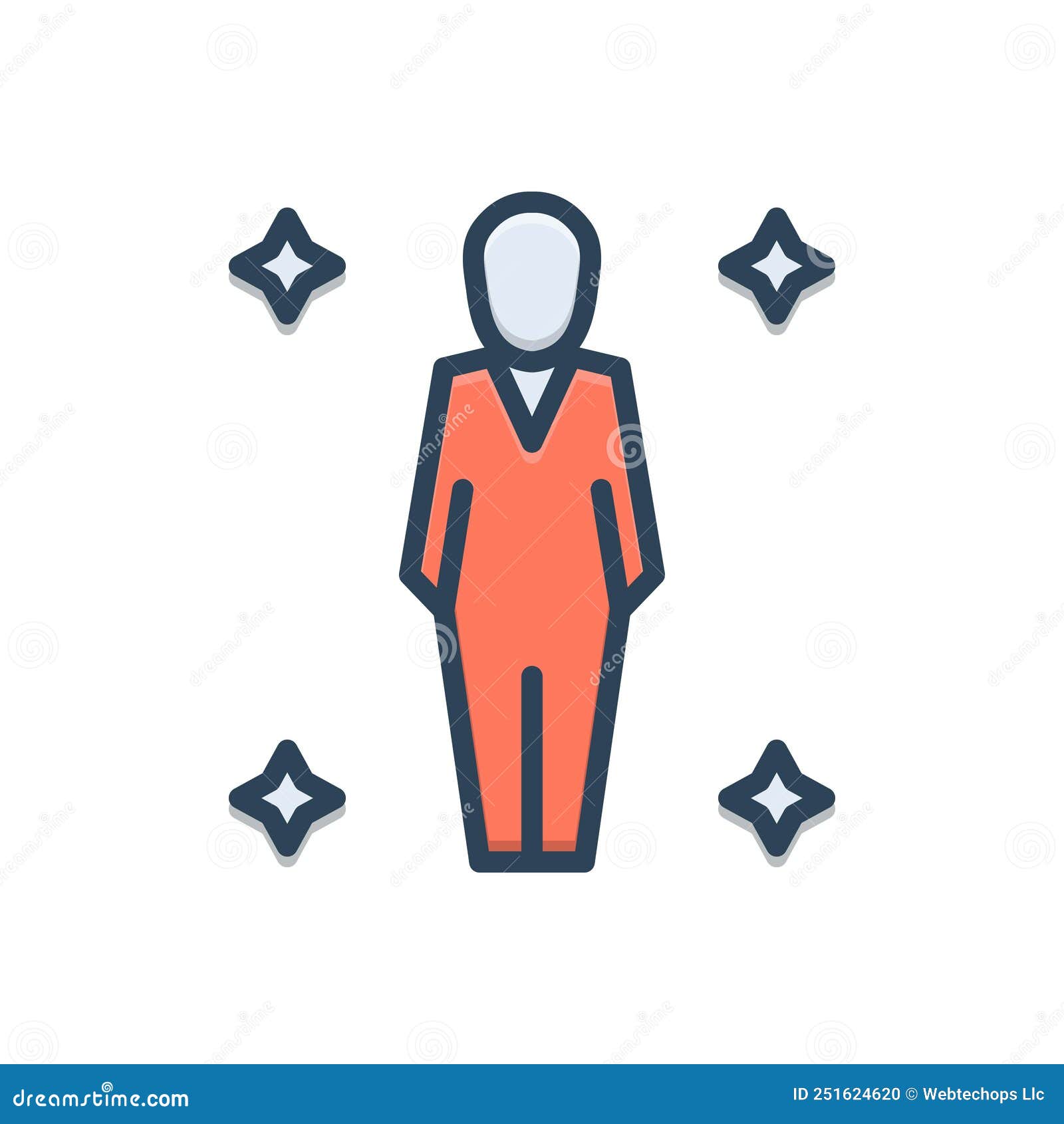 Color Illustration Icon for Celebs, Celebrity and Superstar Stock ...