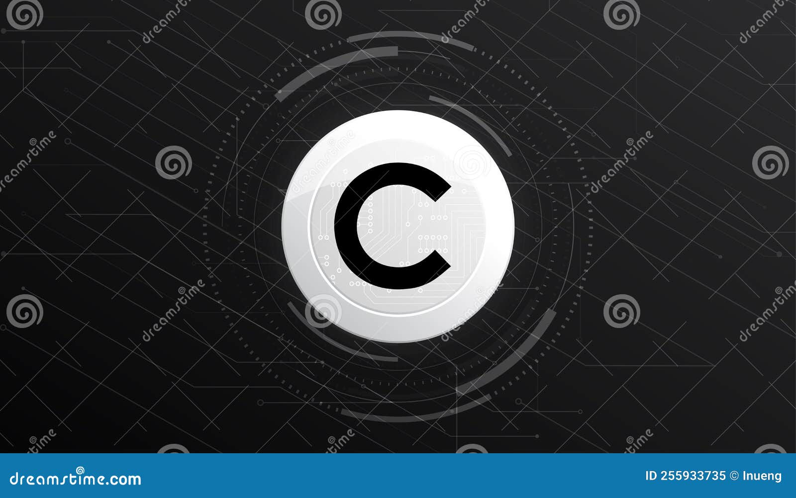 Celer Network CELR Coin Cryptocurrency Concept Banner Stock Vector ...