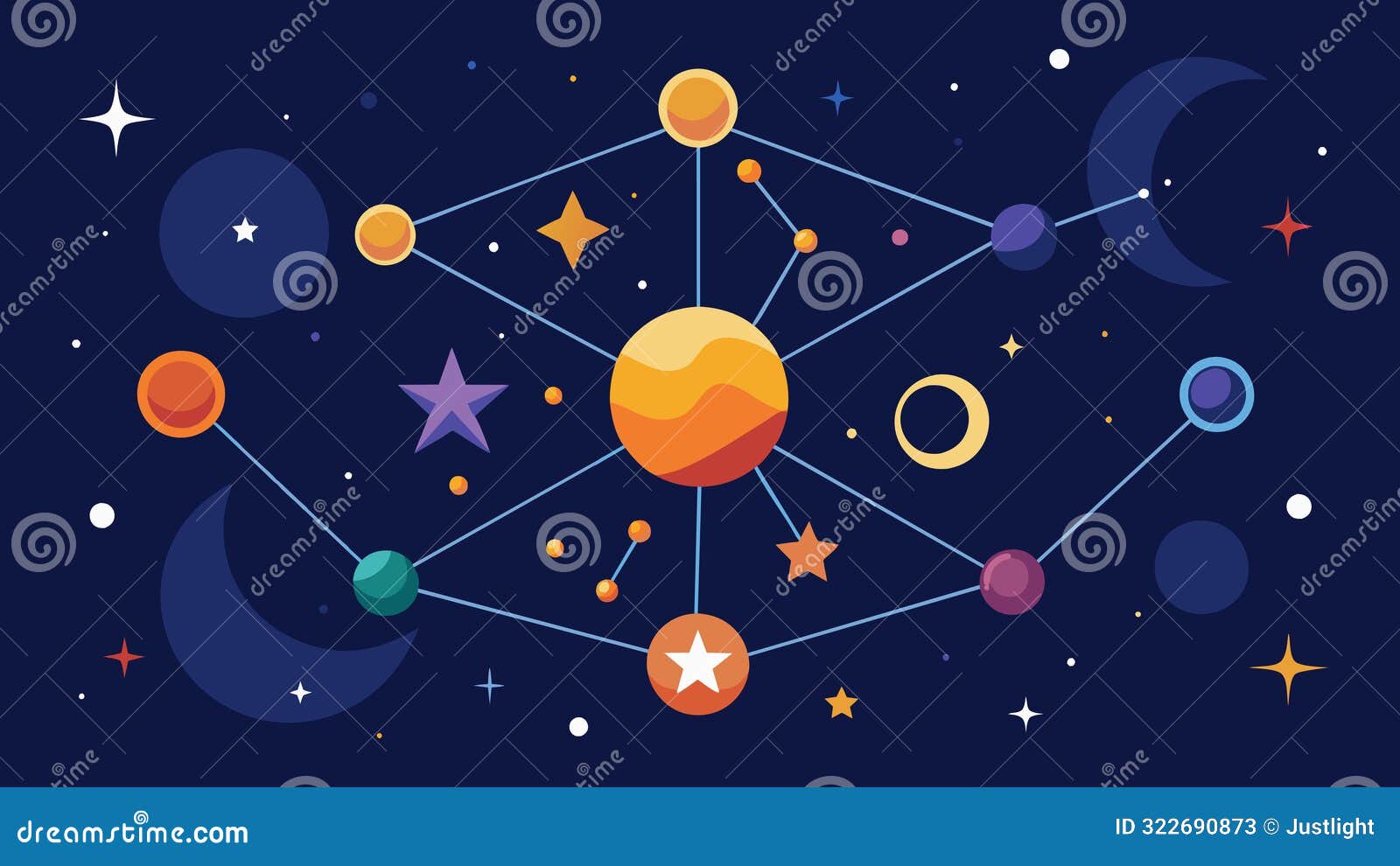 A Celestial Alignment of Stars Mirroring the Interconnectedness and ...