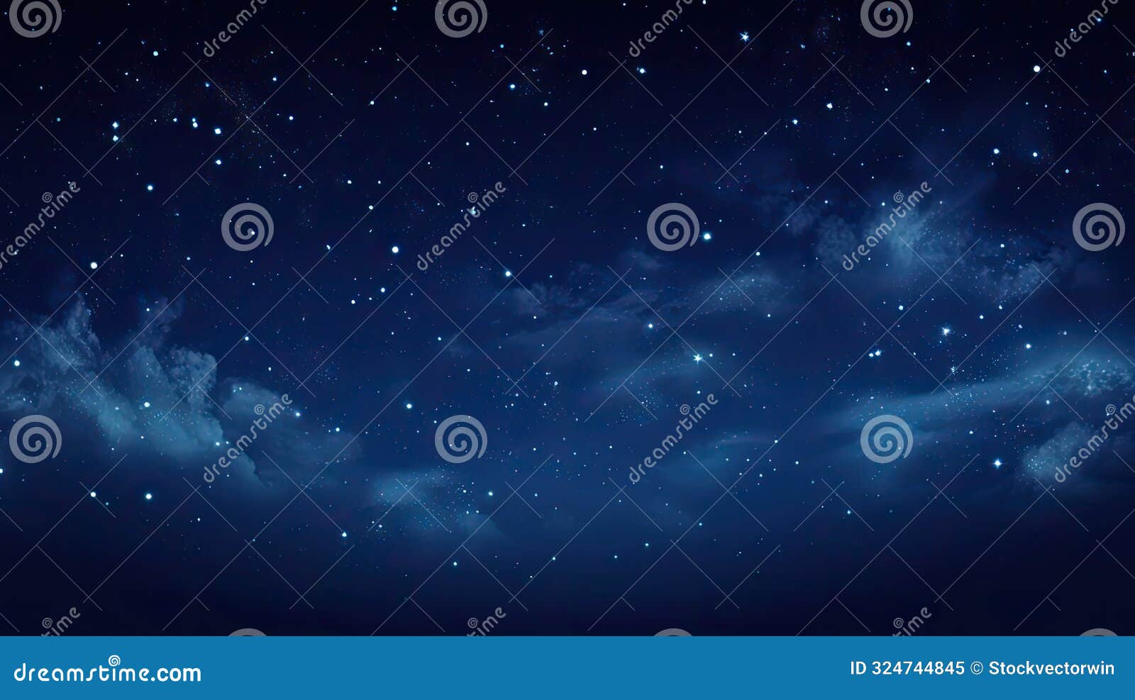 Celestial Background Dark Depths With Luminous Specks And Beams ...