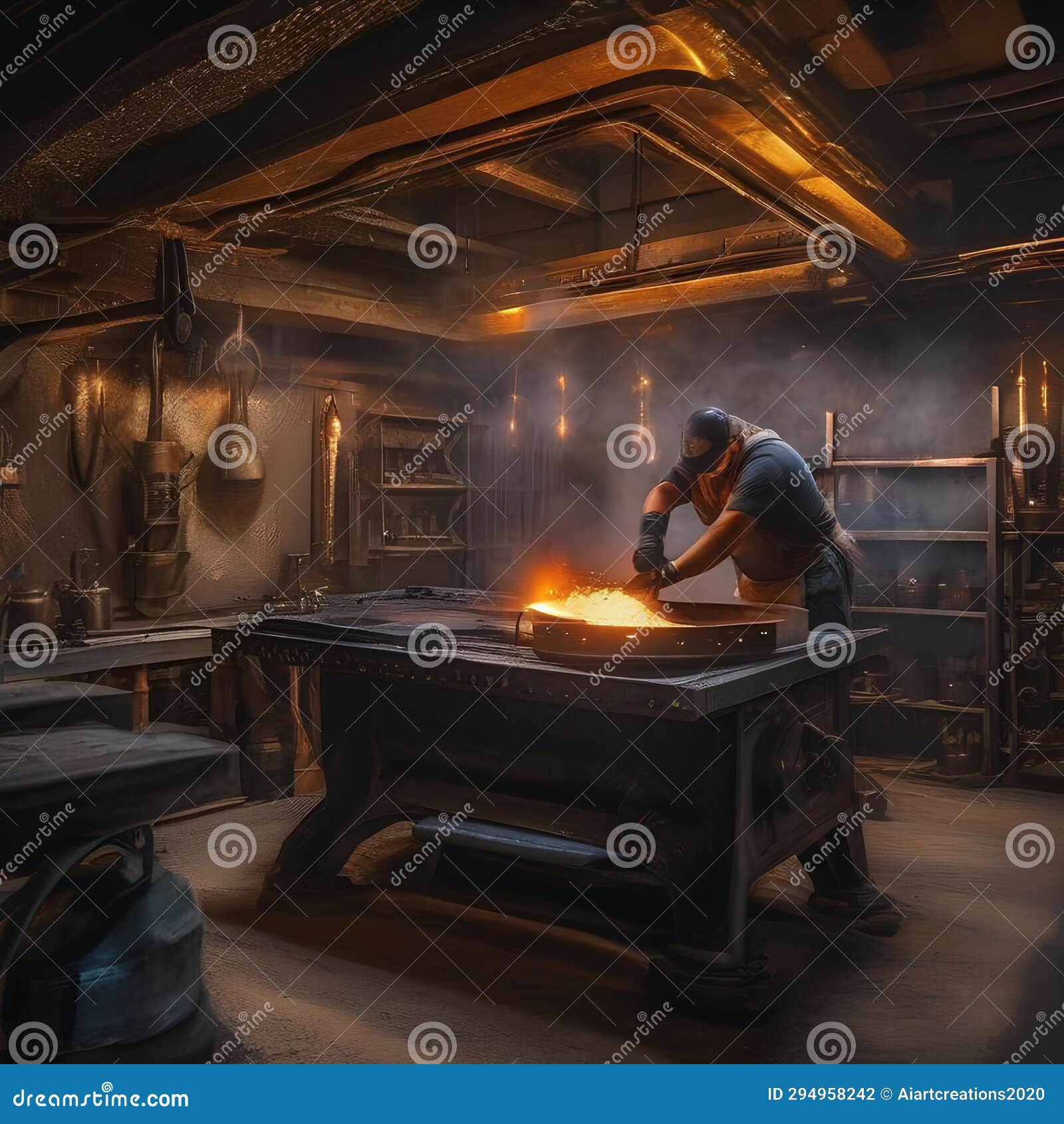 A Celestial Blacksmith, Forging Galaxies in the Cosmic Fires of ...