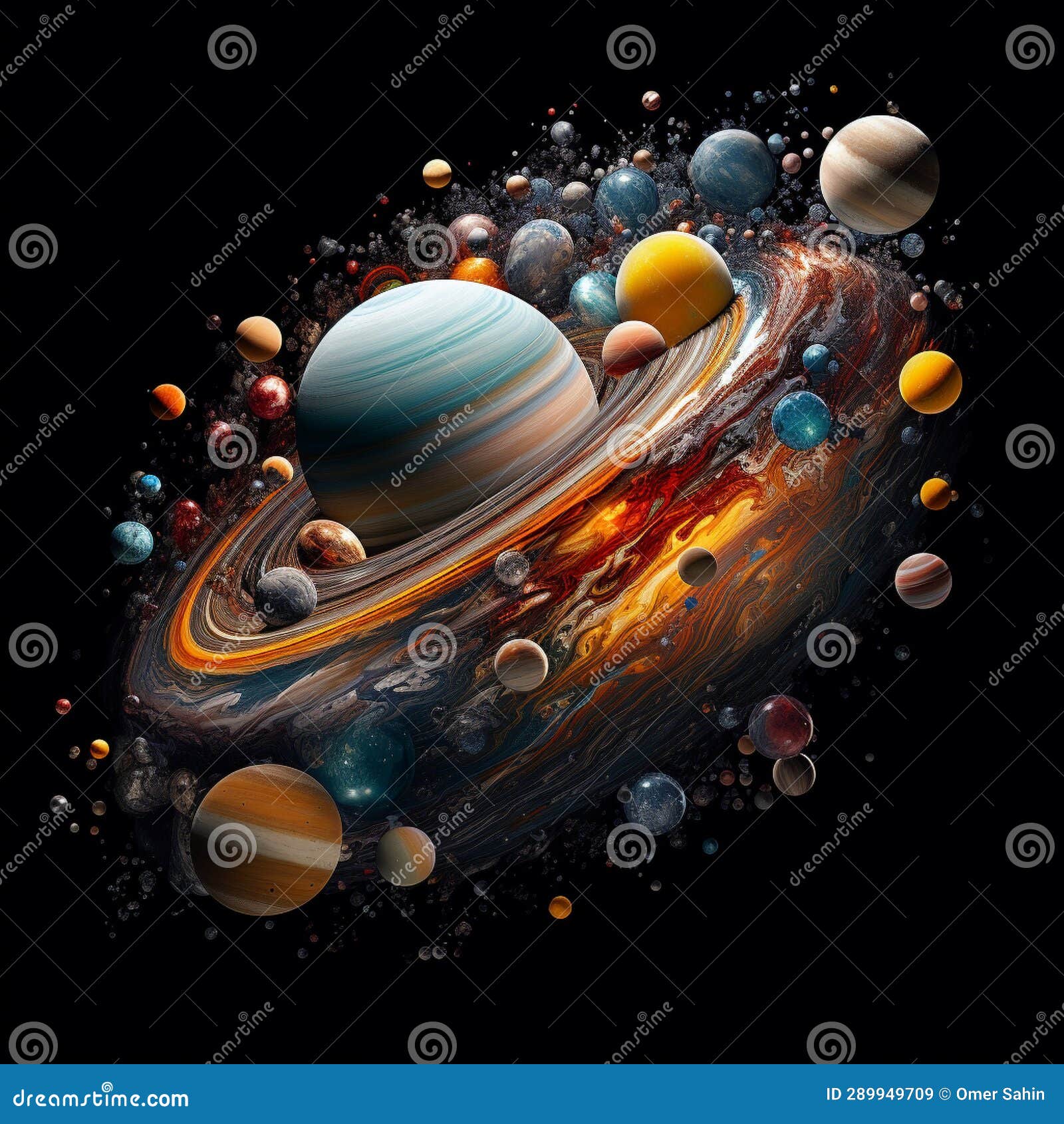 Celestial Choreography: Flawlessly Aligned Planets Dancing in the Solar ...