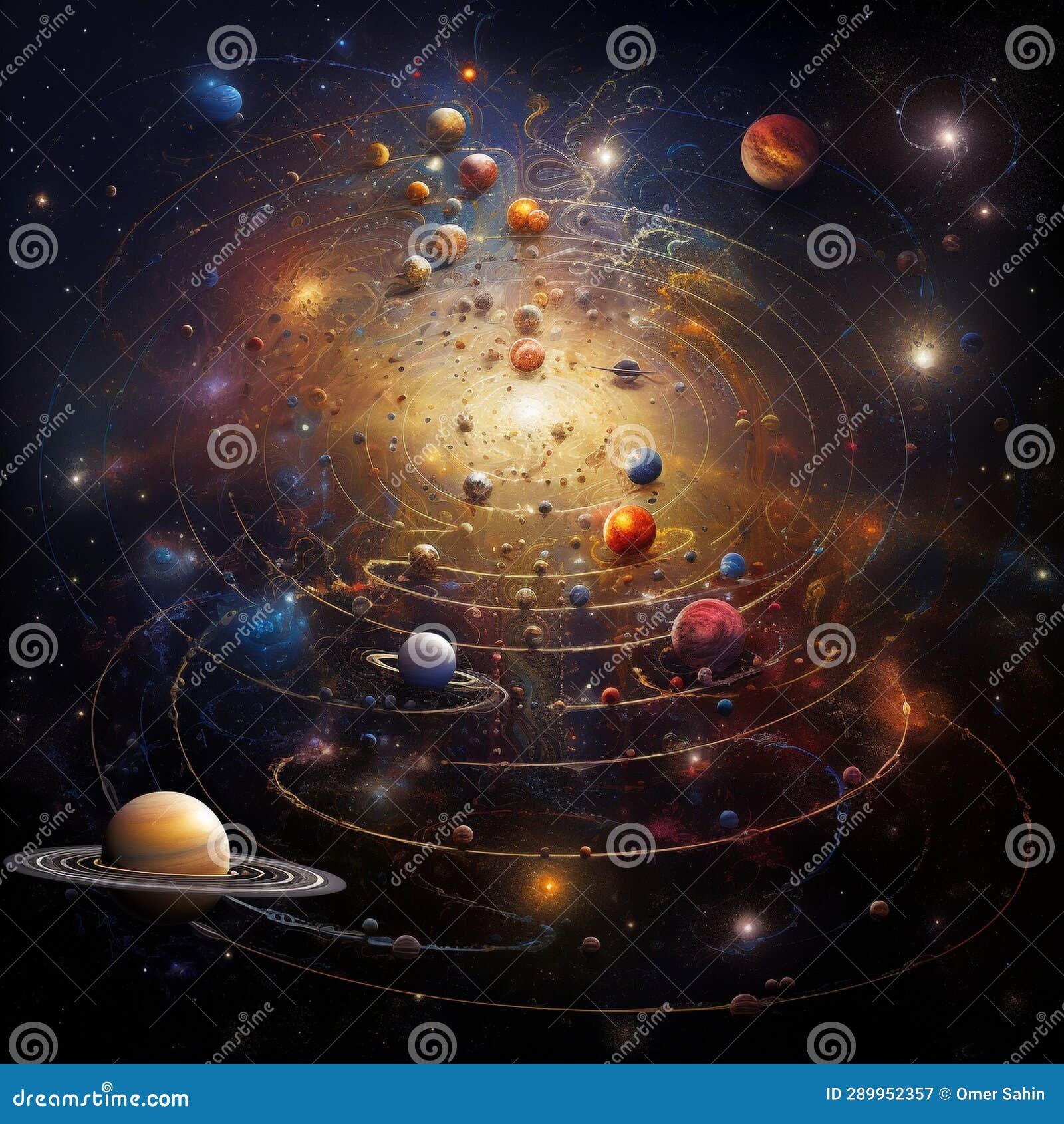 Celestial Choreography: Flawlessly Aligned Planets Dancing in the Solar ...