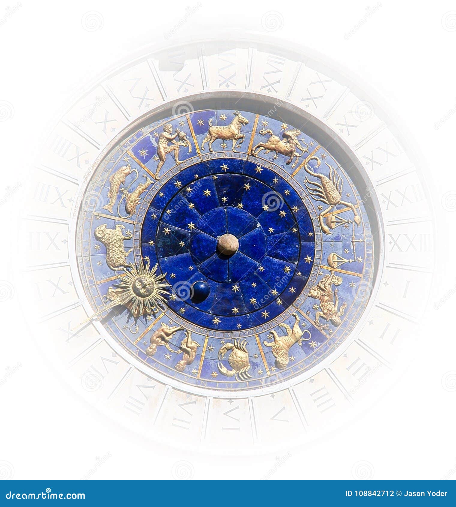 Celestial Clock stock photo. Image of italy, italian - 108842712