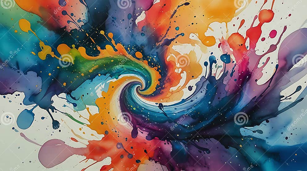 Celestial Color Spiral stock illustration. Illustration of spiral ...