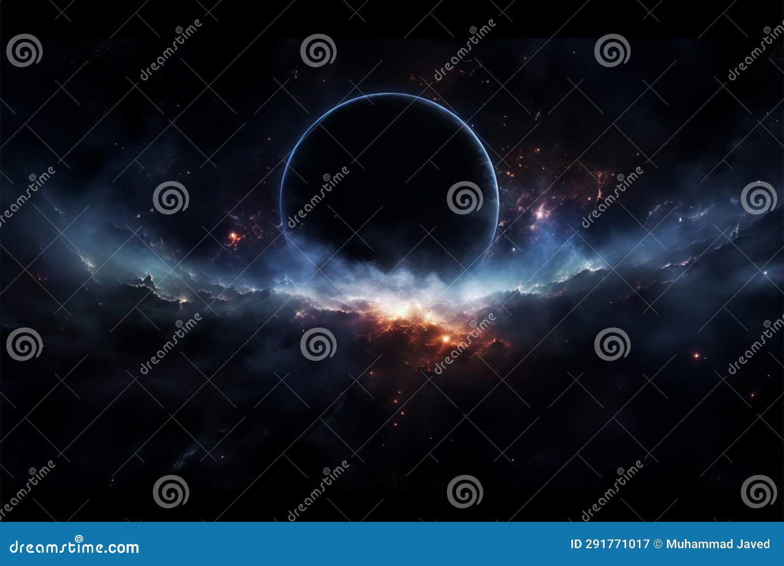 Celestial Dreamscape Captivating Galaxy Night View Under the Night Sky ...