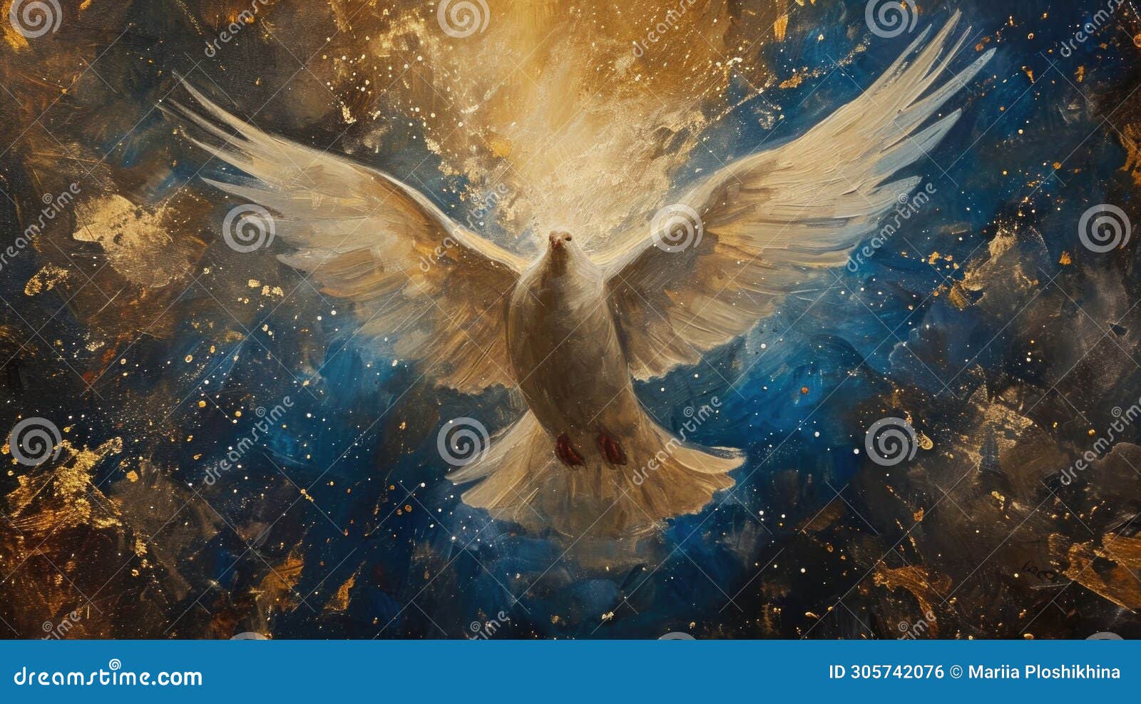 Celestial Eagle in Cosmic Space Stock Photo - Image of powerful, eagle ...