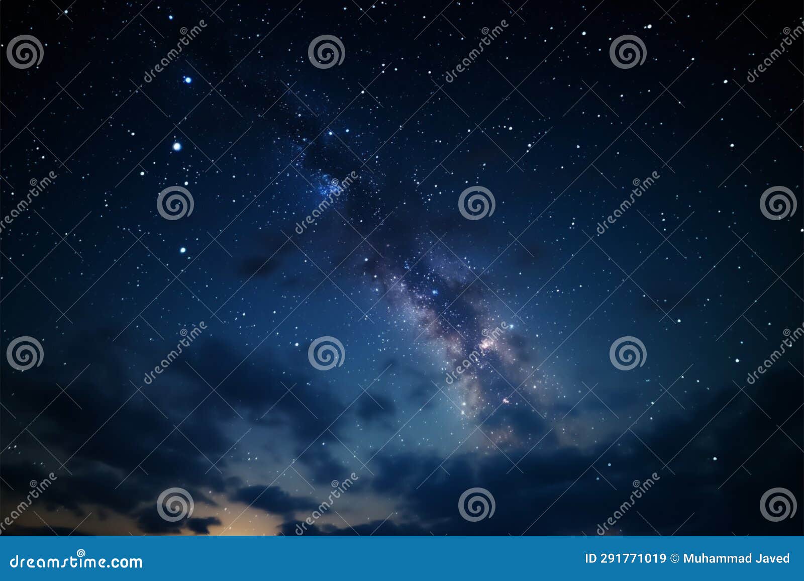 349 Celestial Sky: A Celestial And Mesmerizing Background Featuring A Starry Night Sky In Deep ...
