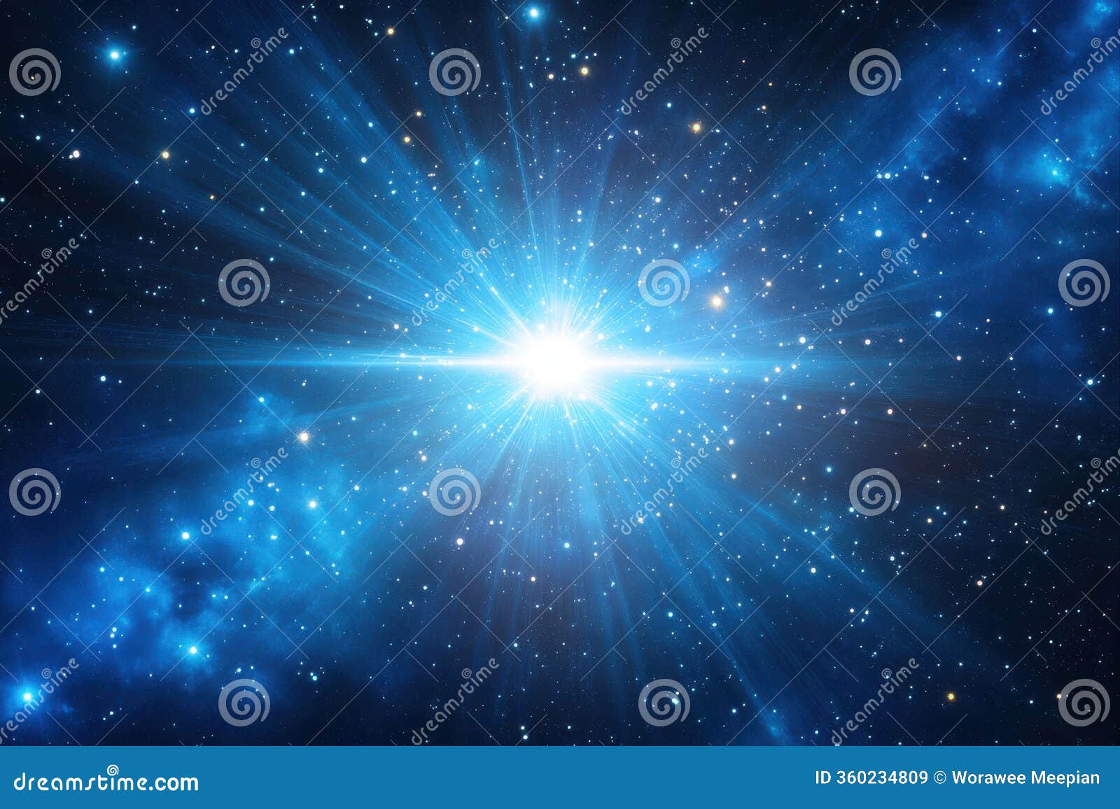 Celestial Explosion of Brightness Outer Space Digital Art Cosmic ...