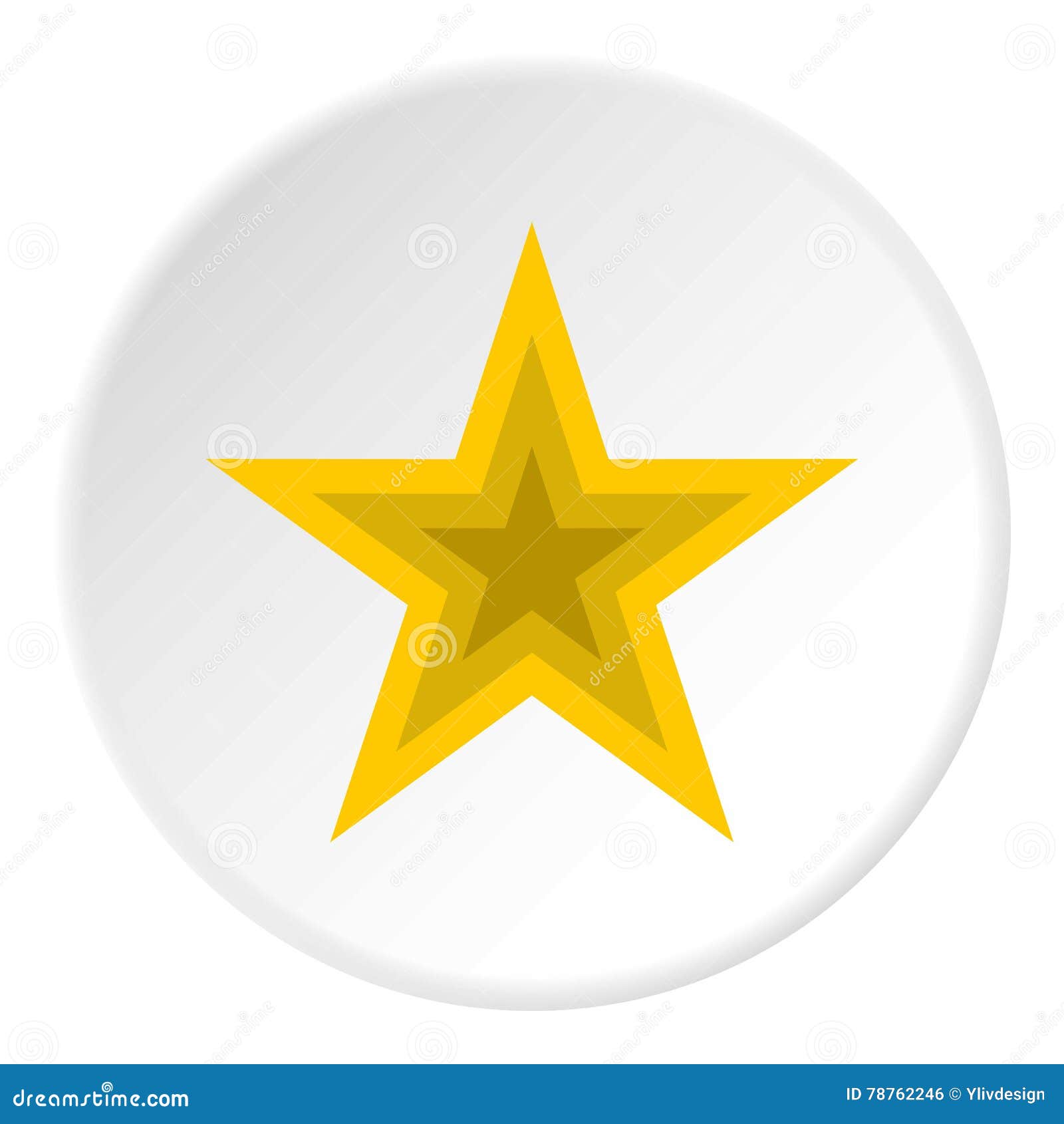 Celestial Figure Star Icon, Flat Style Stock Vector - Illustration of ...