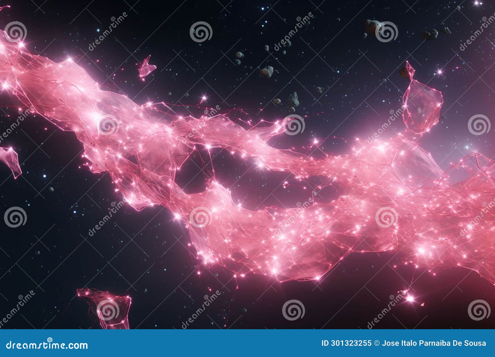Celestial Hope Stars Forming a Constellation in Stock Illustration ...